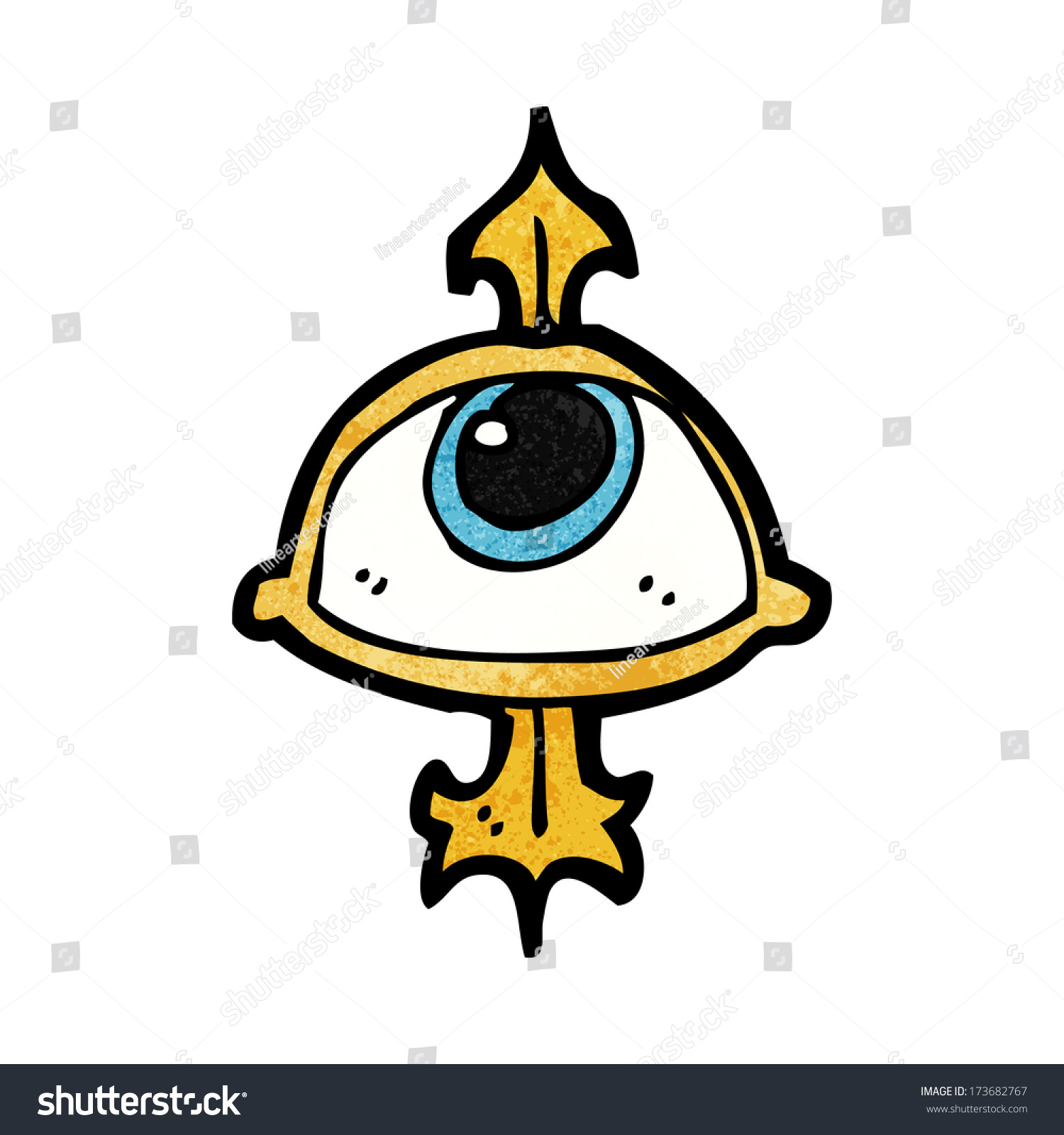 Cartoon Eye Symbol Stock Vector (Royalty Free) 173682767 | Shutterstock