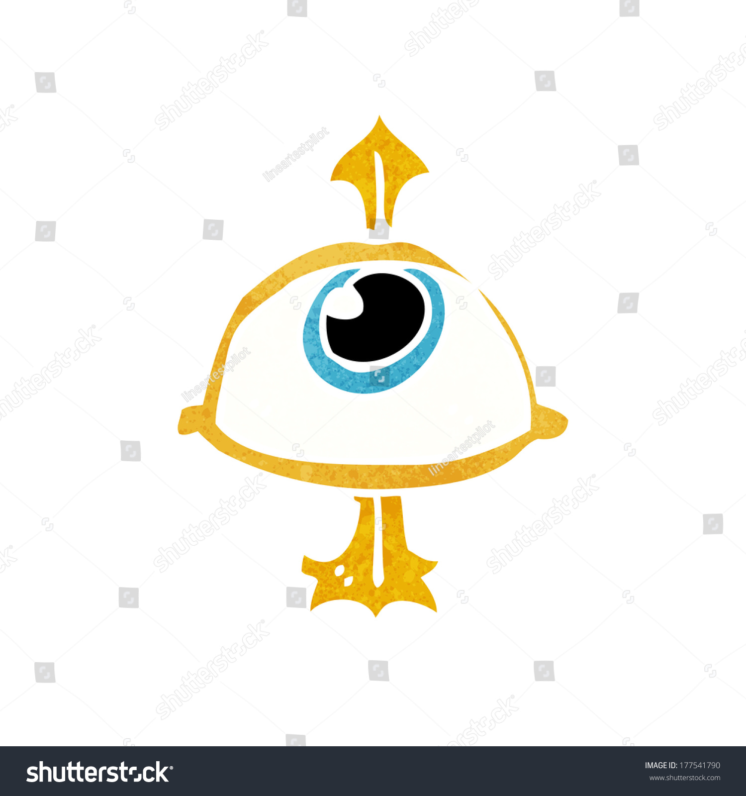Cartoon Eye Symbol Stock Vector (Royalty Free) 177541790