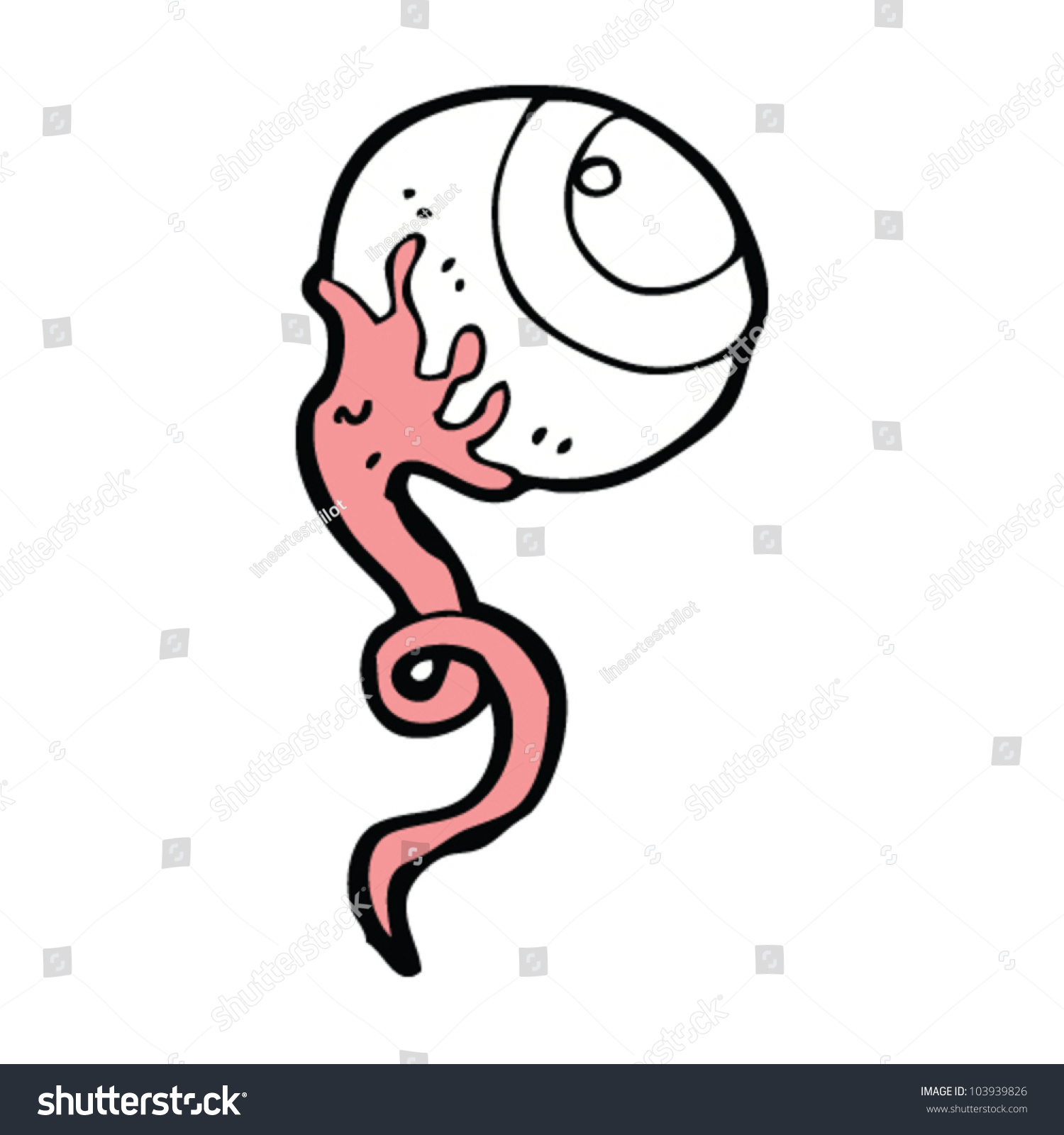 Cartoon Eyeball Stock Vector (Royalty Free) 103939826 | Shutterstock