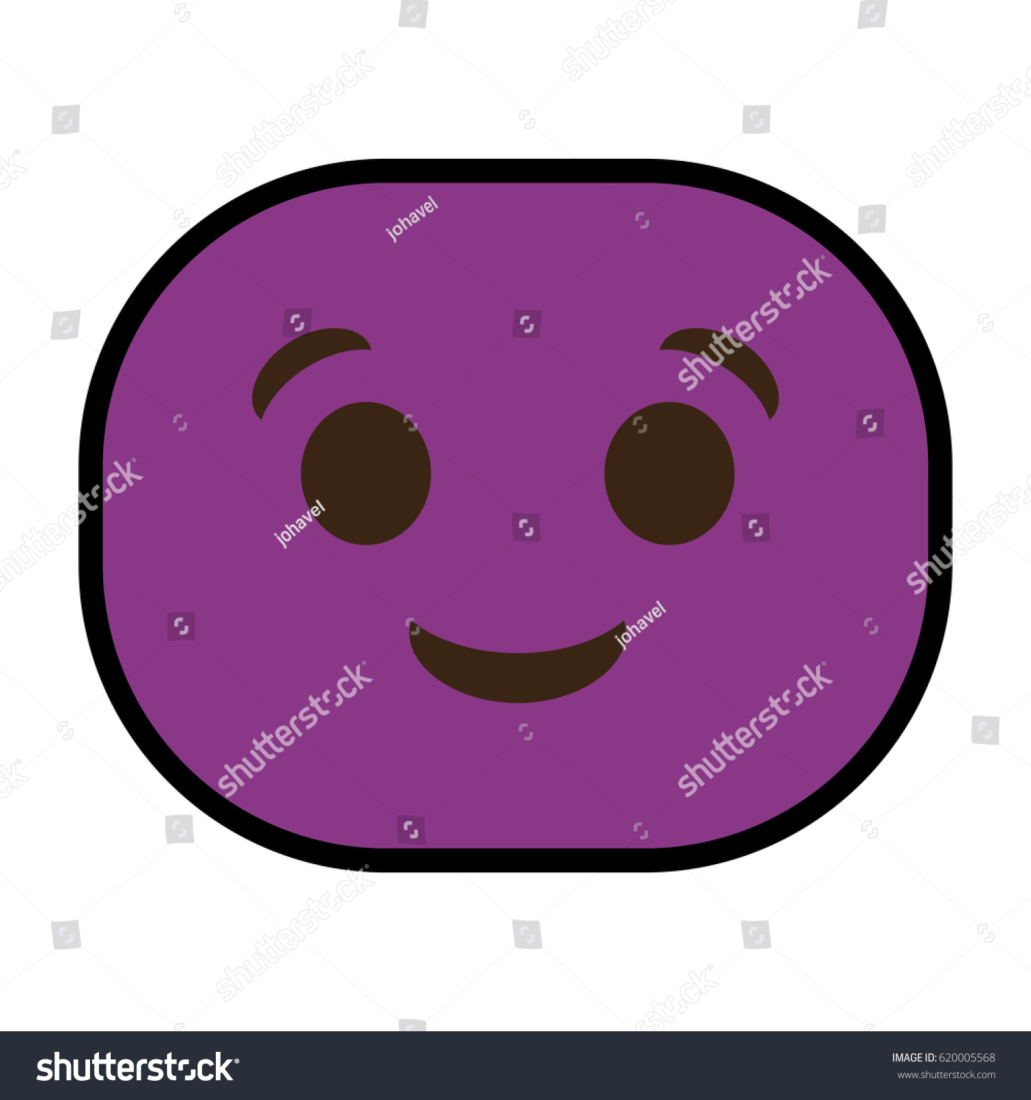 Cartoon Face Design Stock Vector (Royalty Free) 620005568 | Shutterstock
