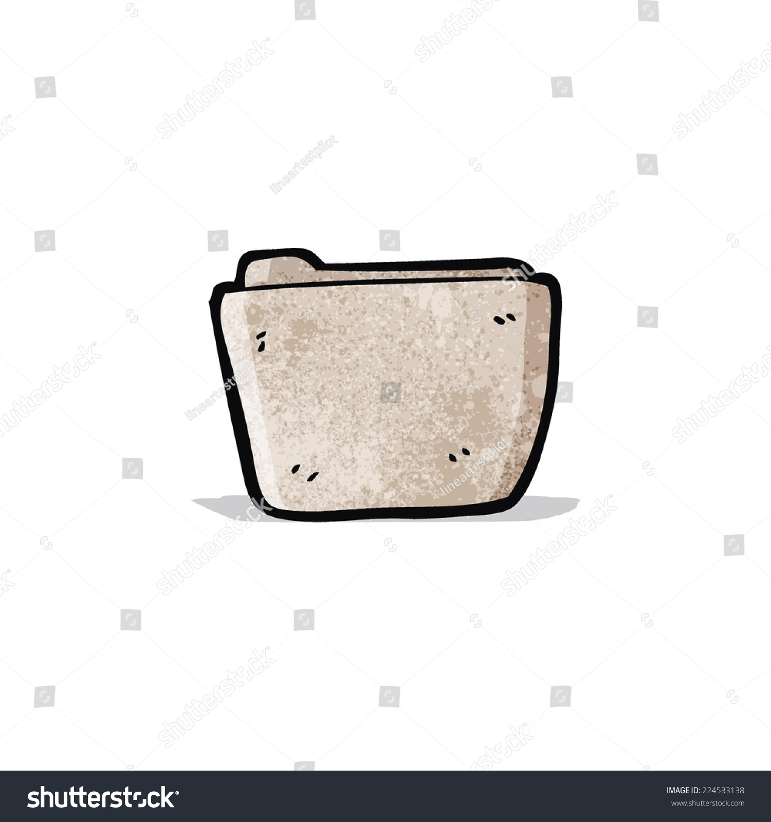 Cartoon File Symbol Stock Vector (Royalty Free) 224533138 | Shutterstock