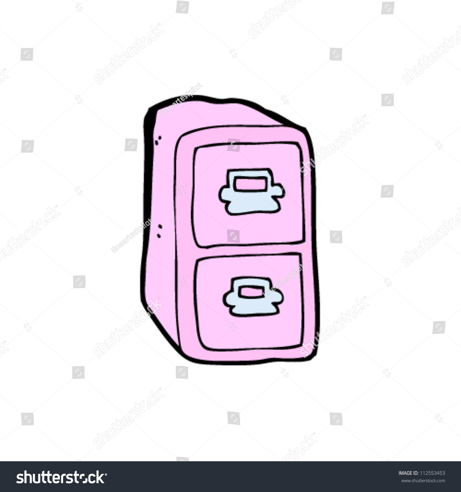 Cartoon Filing Cabinet Stock Vector (Royalty Free) 112553453 | Shutterstock