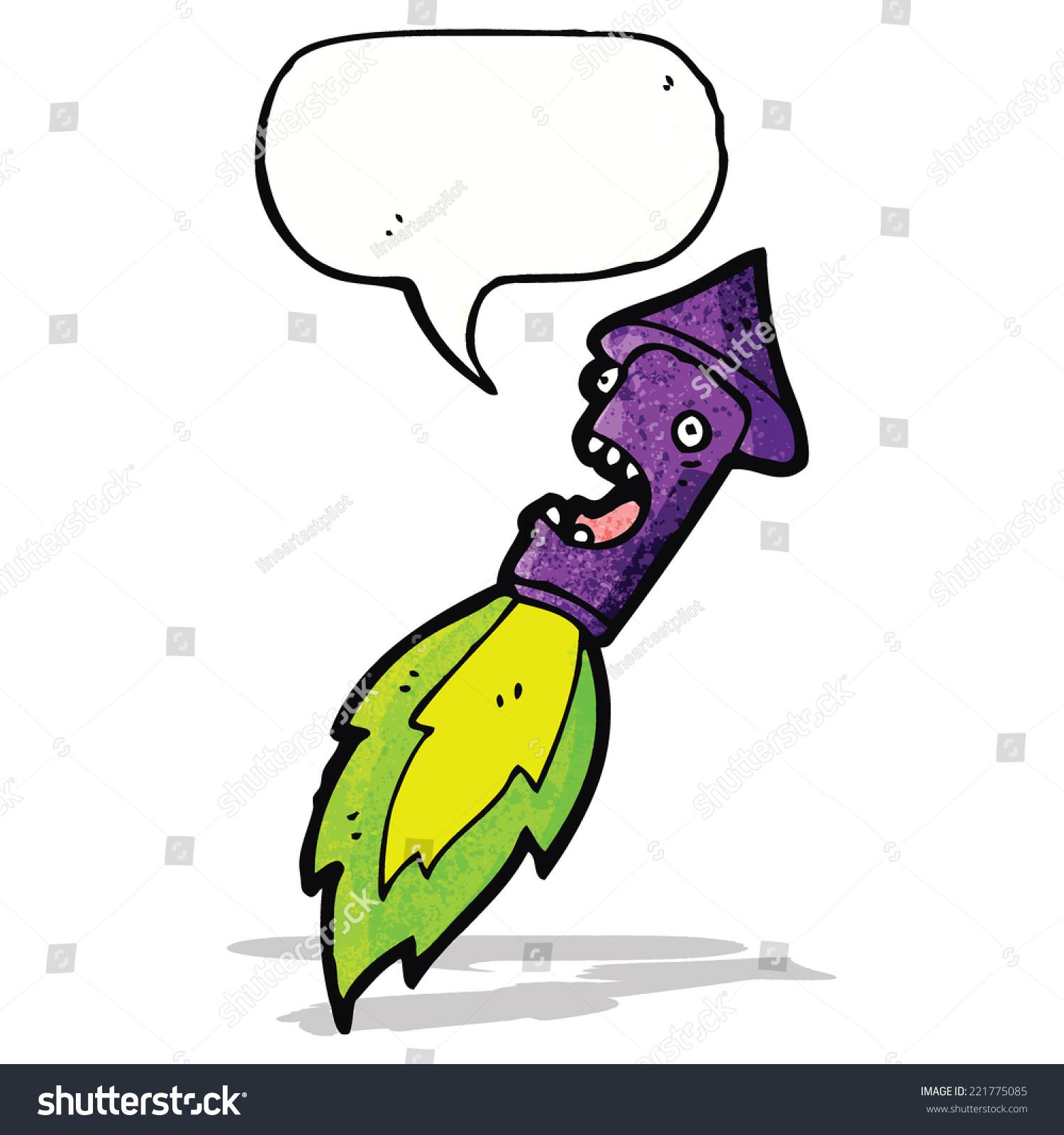 Cartoon Firework Rocket Stock Vector (Royalty Free) 221775085