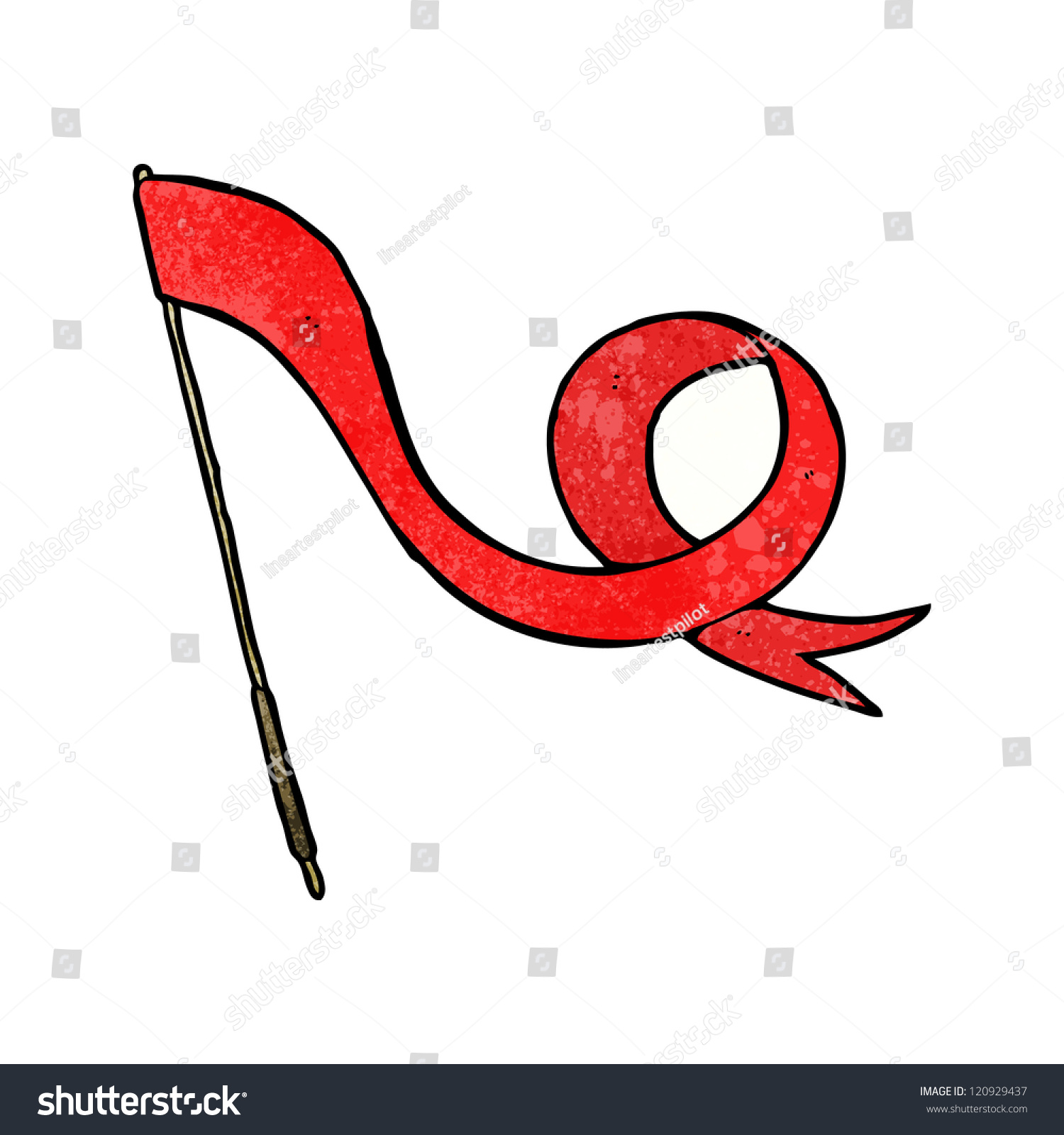 Cartoon Flag Waving Stock Vector (Royalty Free) 120929437 | Shutterstock