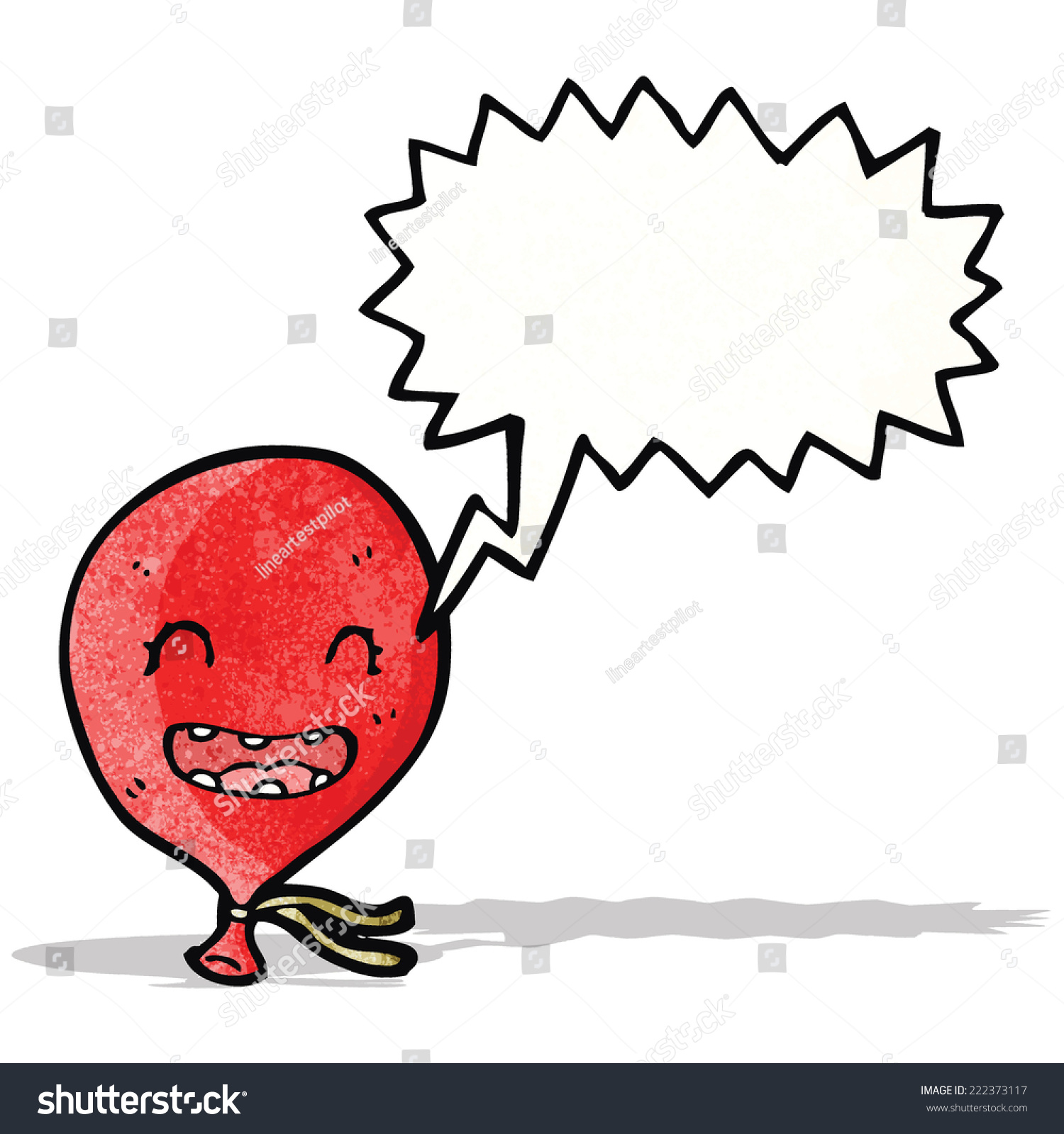 Cartoon Floating Balloon Cartoon Stock Vector (Royalty Free) 222373117 ...