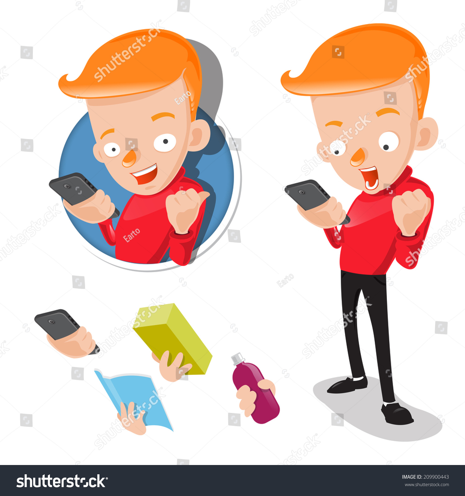 Cartoon Present Product Vector Illustrator Stock Vector (Royalty Free ...