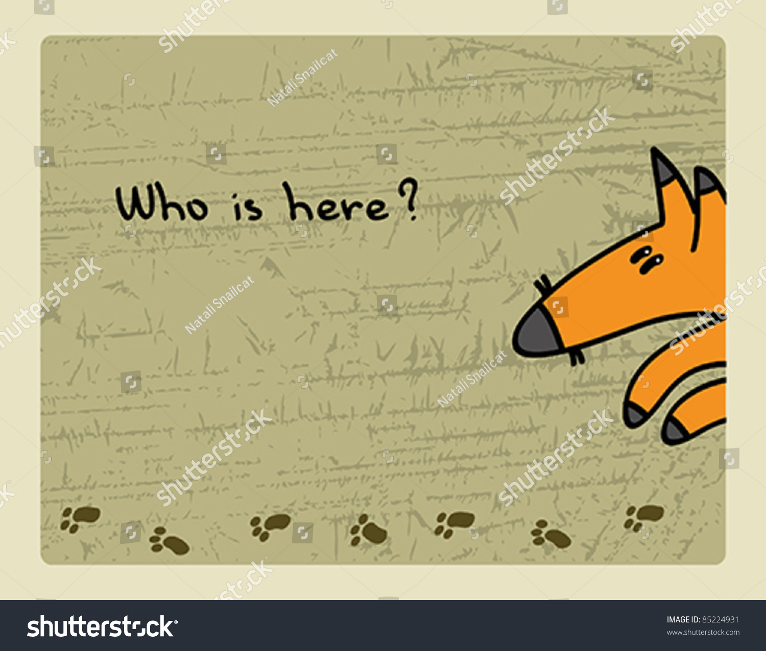 Cartoon Funny Red Fox Stock Vector (Royalty Free) 85224931 | Shutterstock