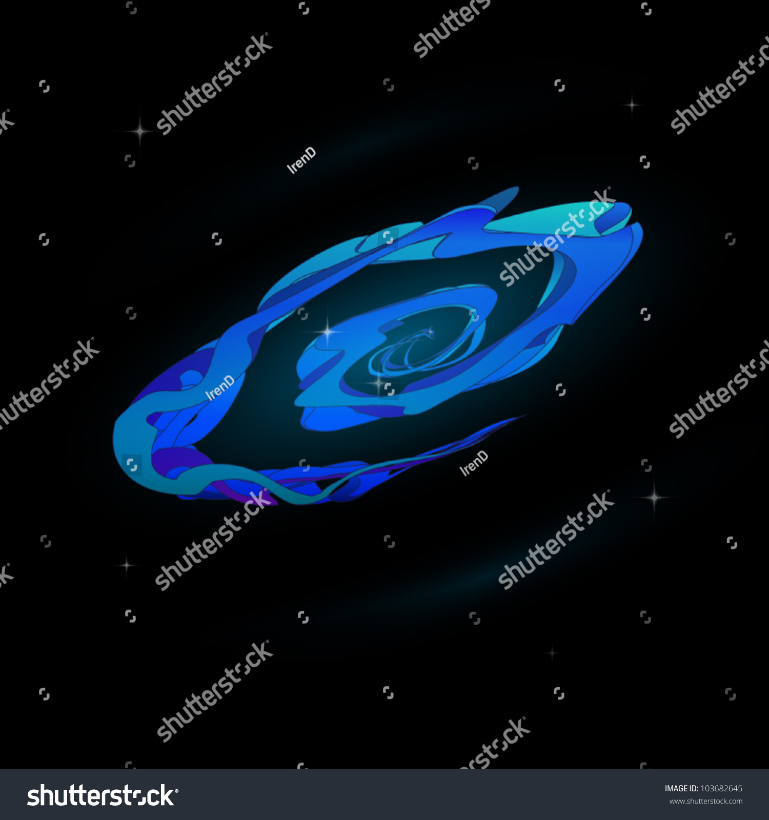Cartoon Galaxy Stock Vector (Royalty Free) 103682645 | Shutterstock