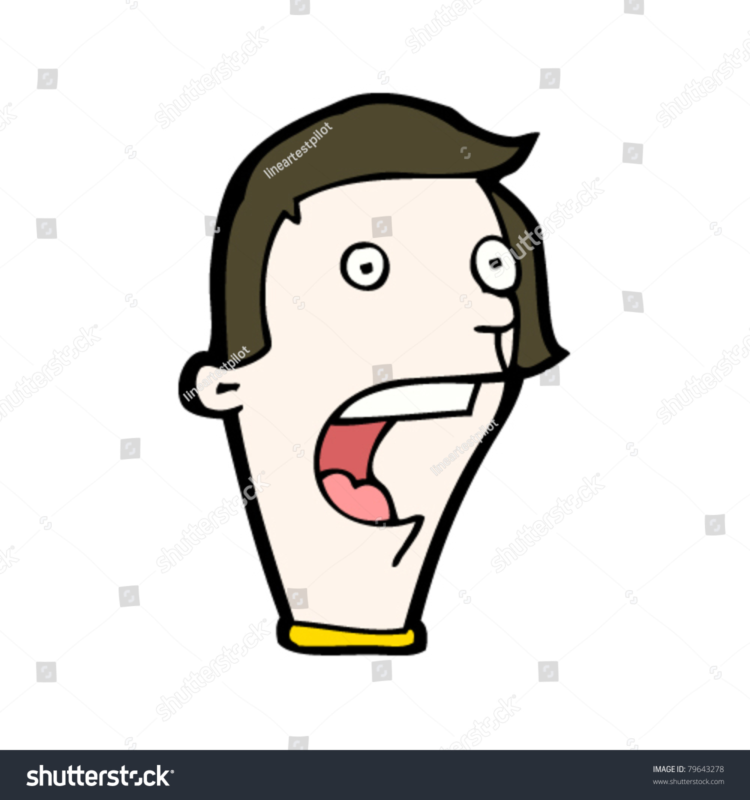 Cartoon Gasp Stock Vector (Royalty Free) 79643278 | Shutterstock