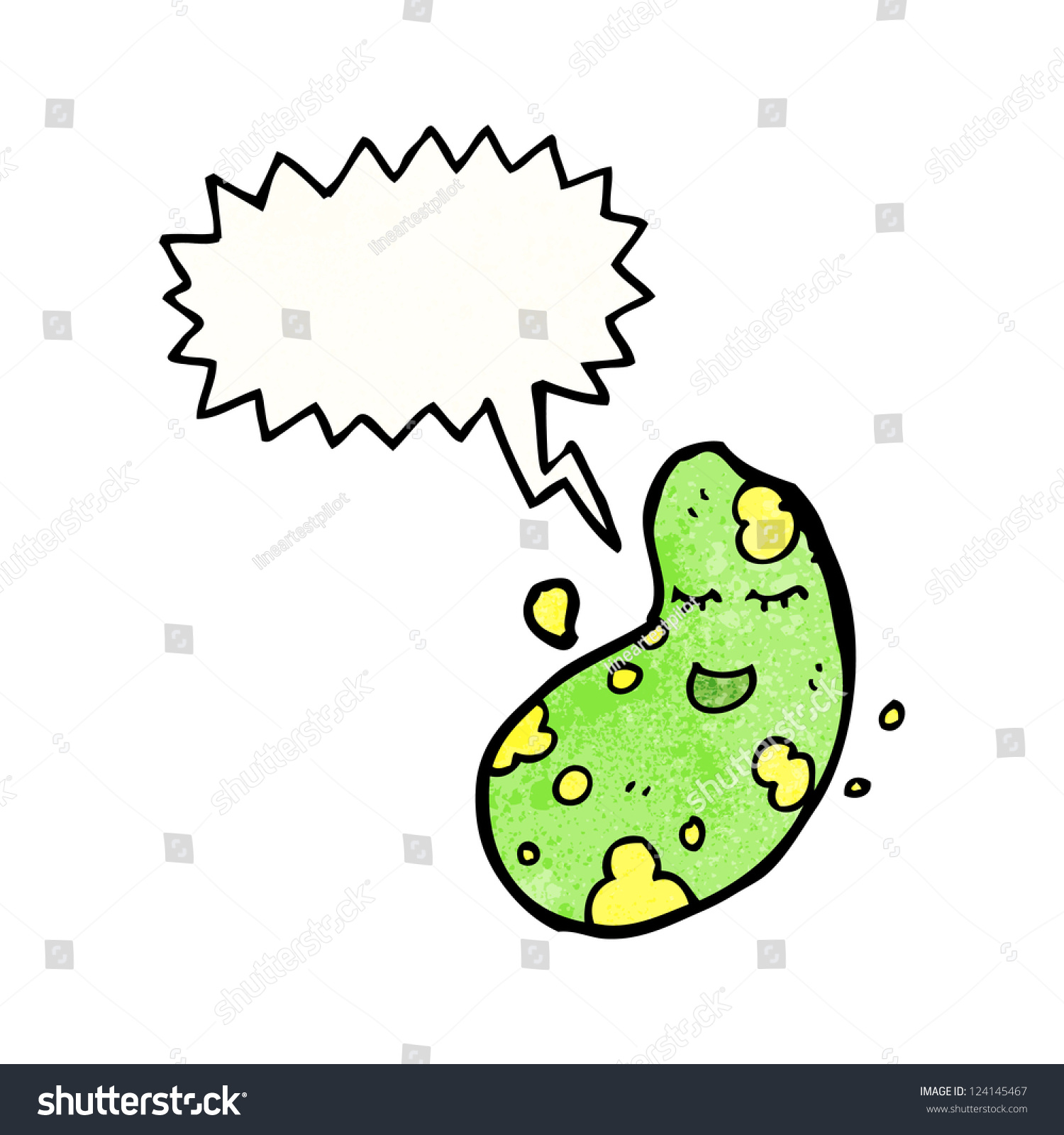 Cartoon Germ Stock Vector (Royalty Free) 124145467 | Shutterstock