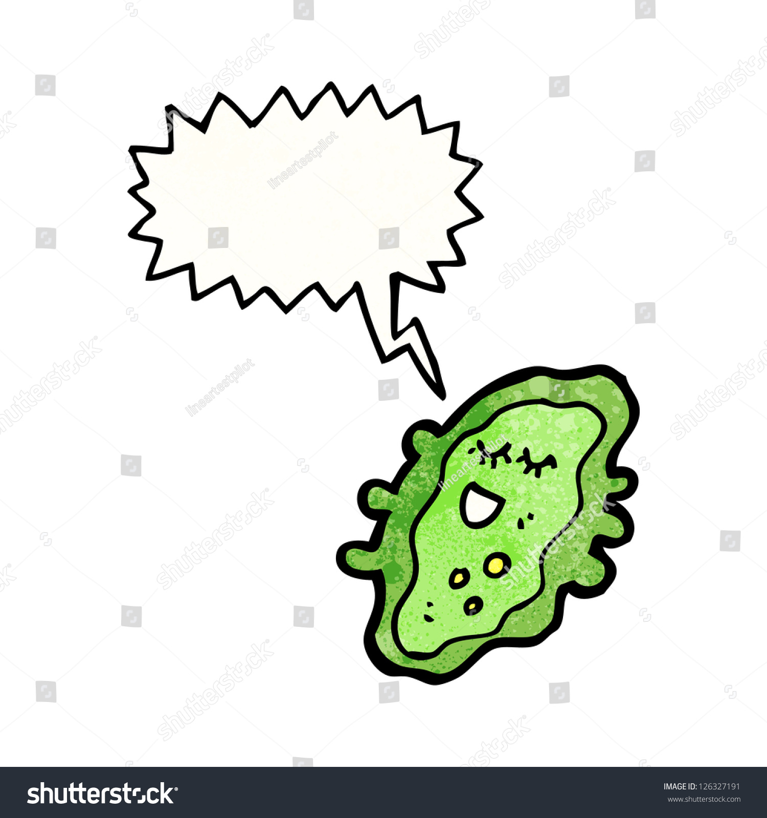 Cartoon Germ Stock Vector (Royalty Free) 126327191 | Shutterstock