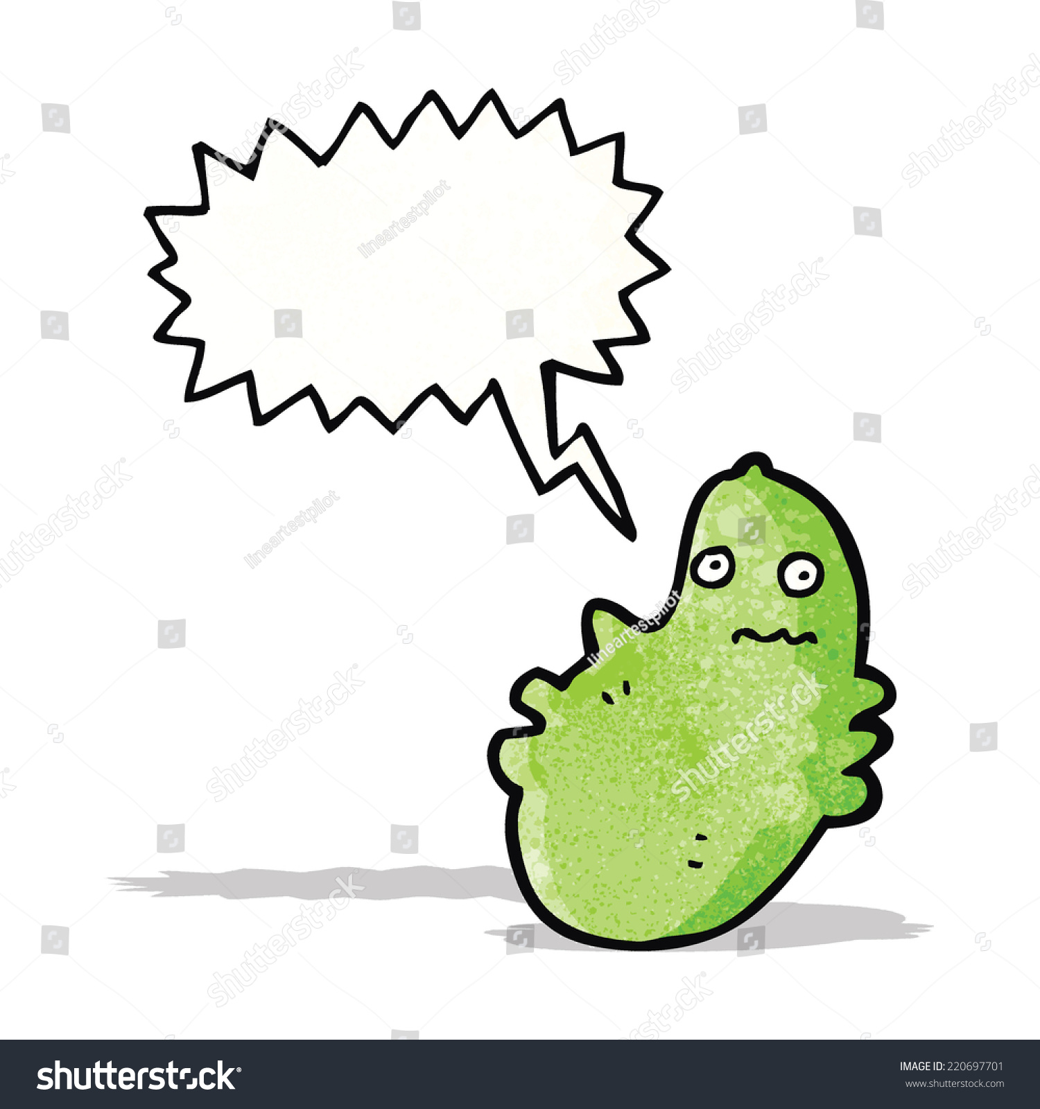 Cartoon Germ Stock Vector (Royalty Free) 220697701 | Shutterstock