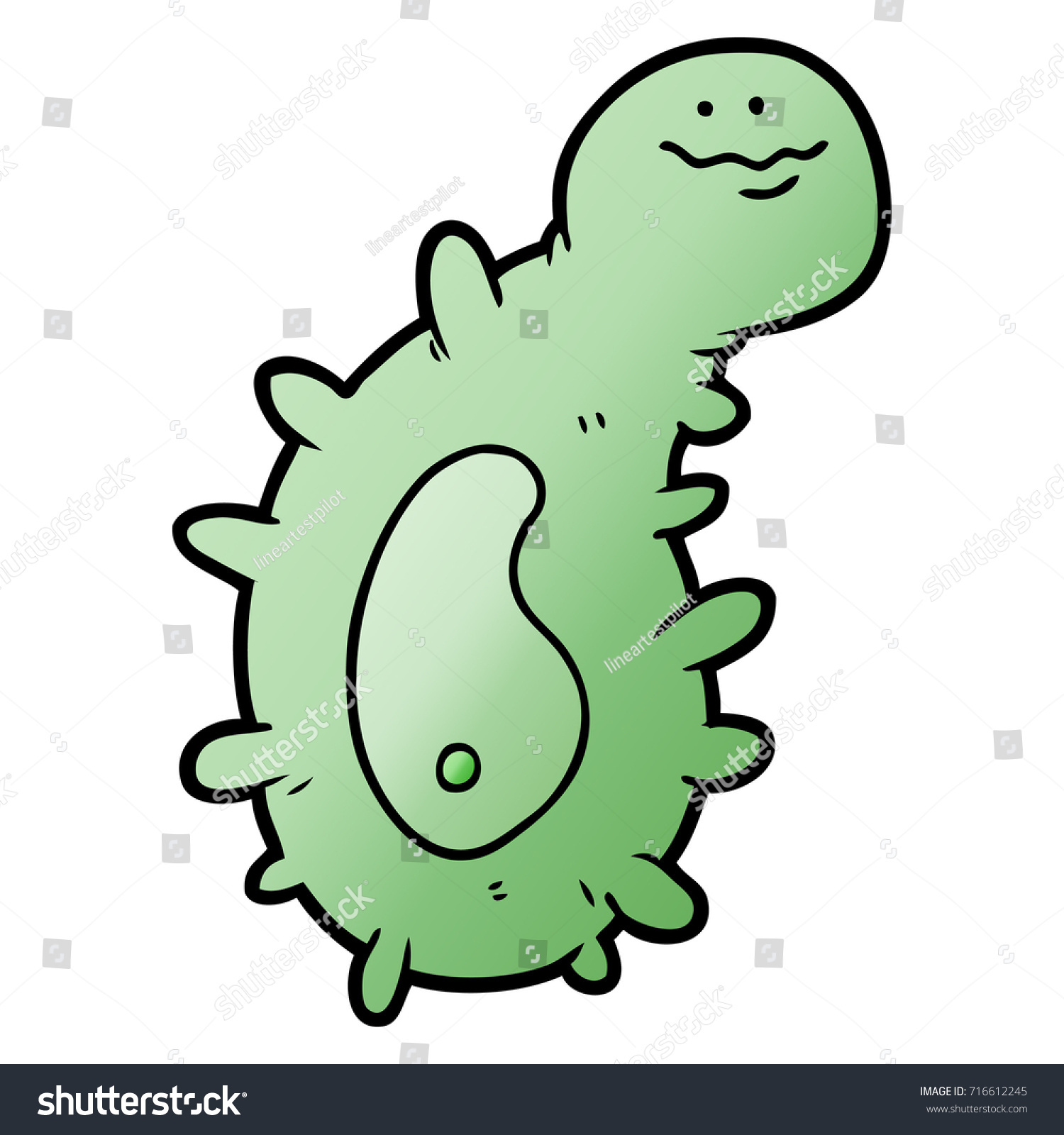 Cartoon Germ Stock Vector (Royalty Free) 716612245 | Shutterstock
