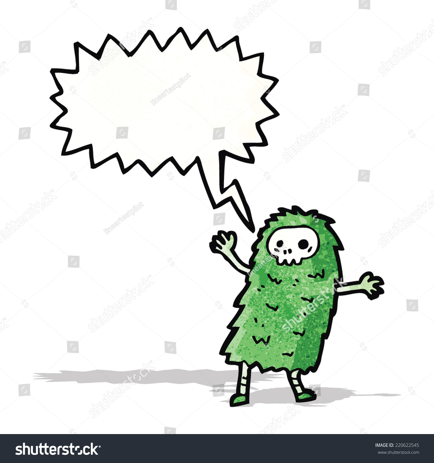 Cartoon Ghoul Stock Vector (Royalty Free) 220622545