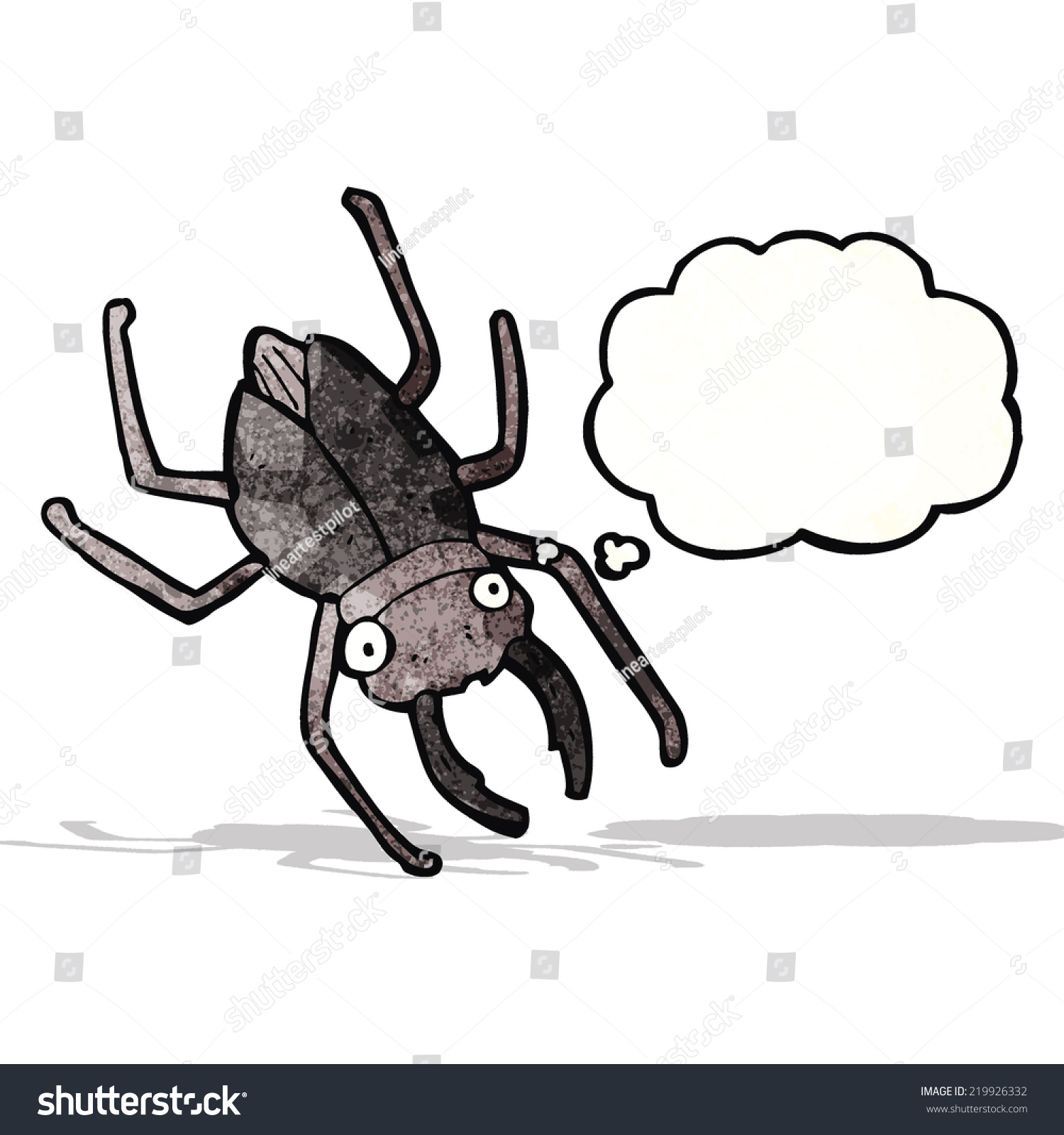 Cartoon Giant Bug Stock Vector (Royalty Free) 219926332 | Shutterstock