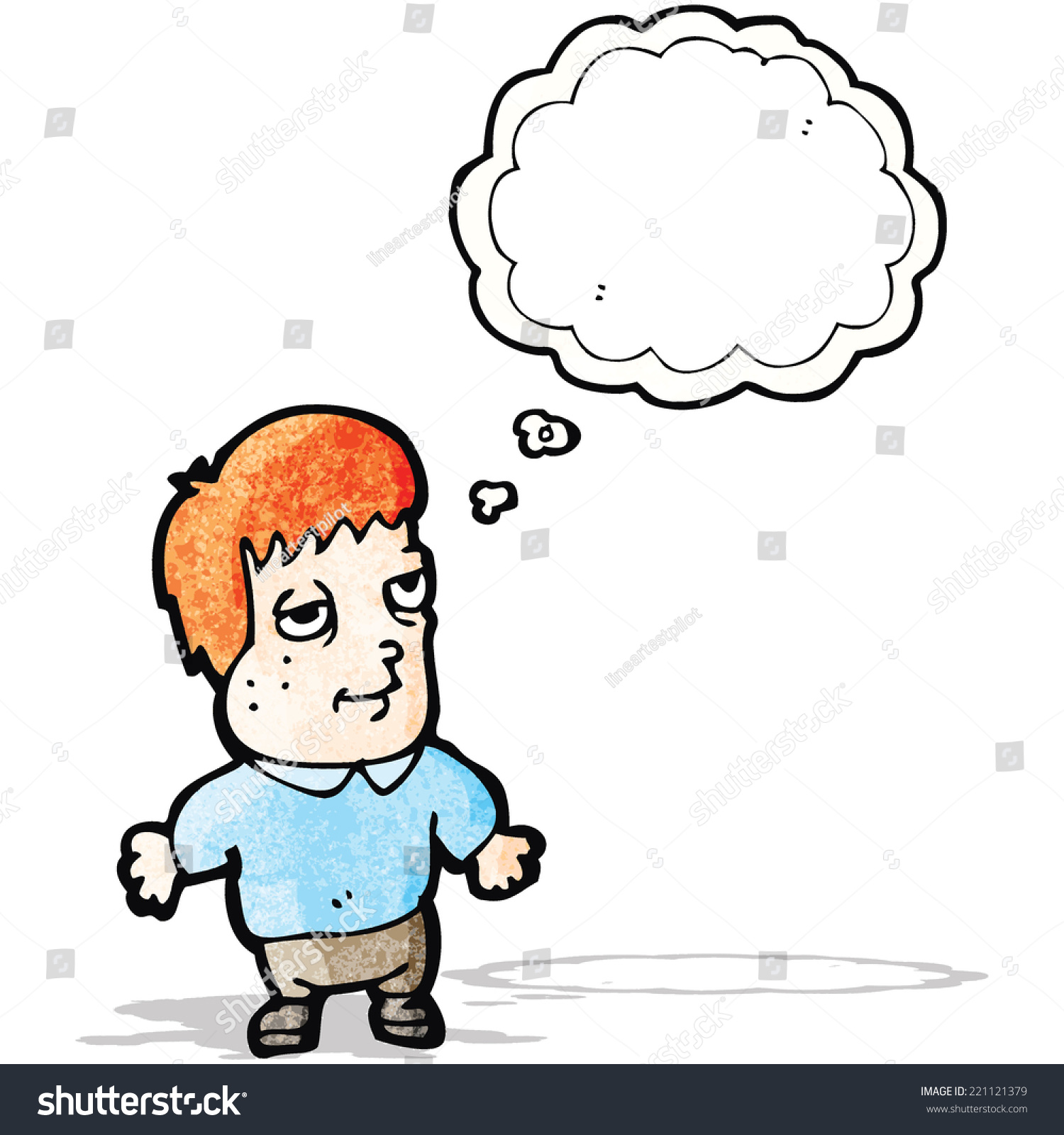 Cartoon Ginger Boy Stock Vector (Royalty Free) 221121379