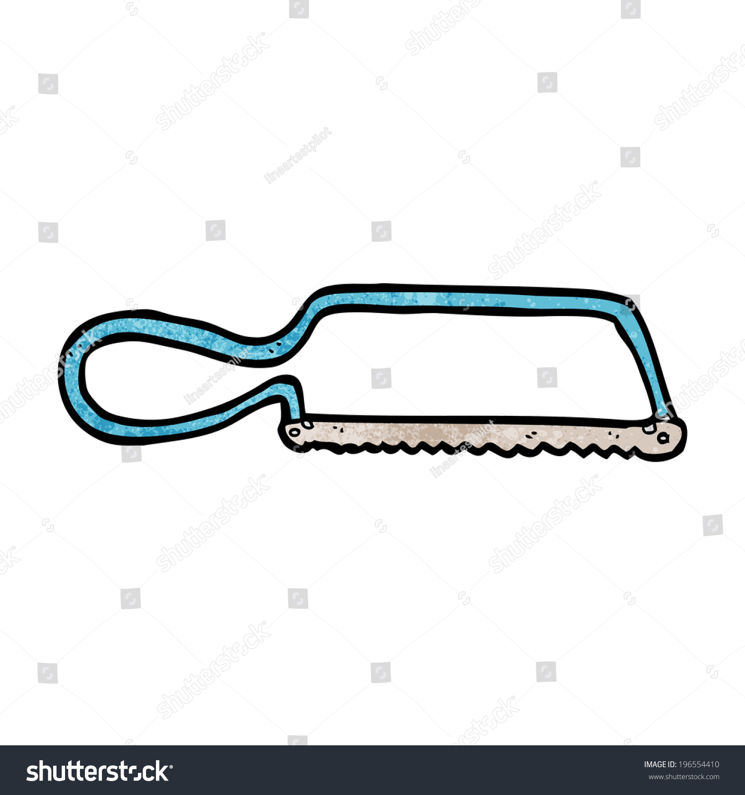 Cartoon Hacksaw Stock Vector (Royalty Free) 196554410 | Shutterstock