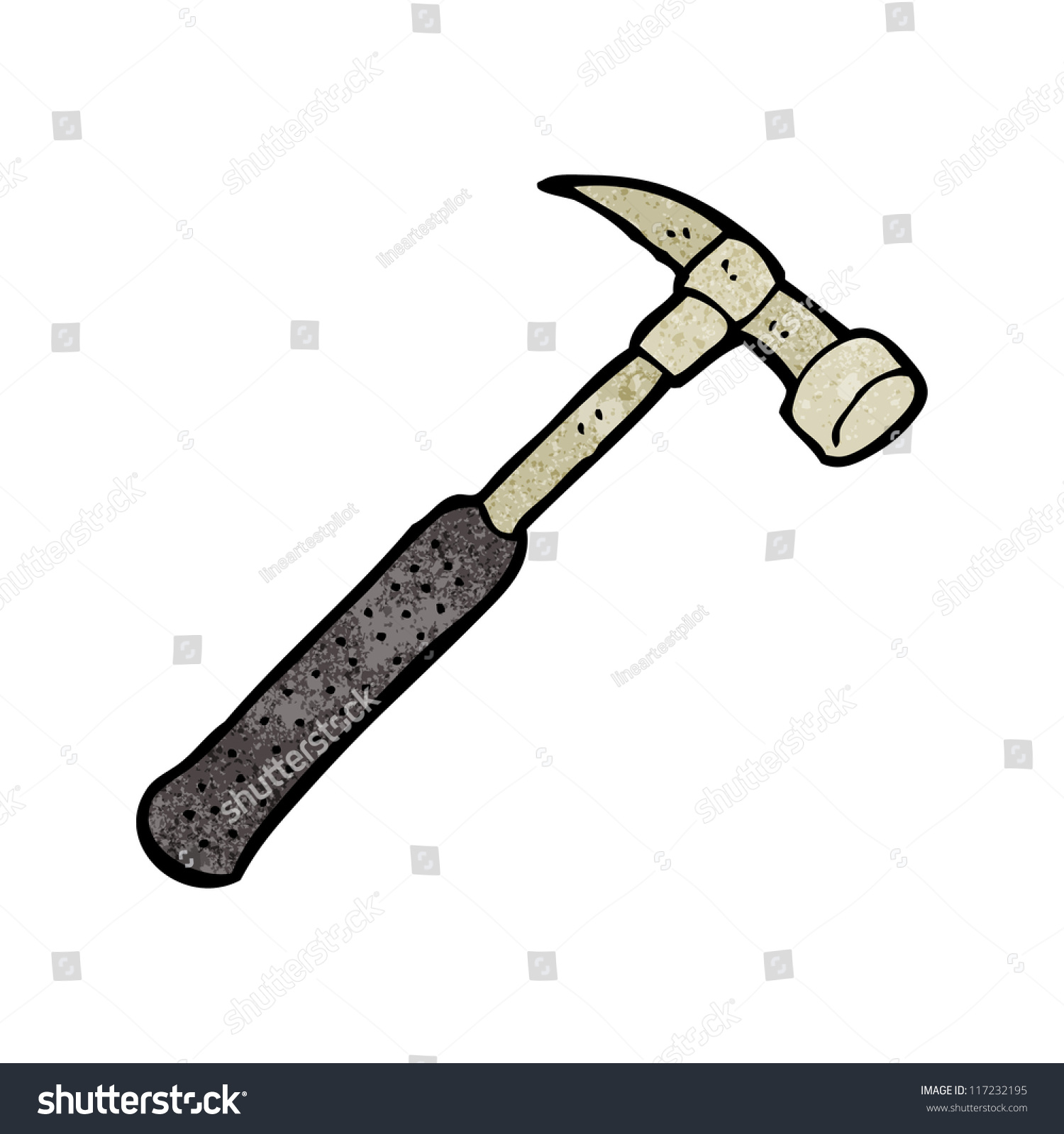 Cartoon Hammer Stock Vector Illustration 117232195 : Shutterstock