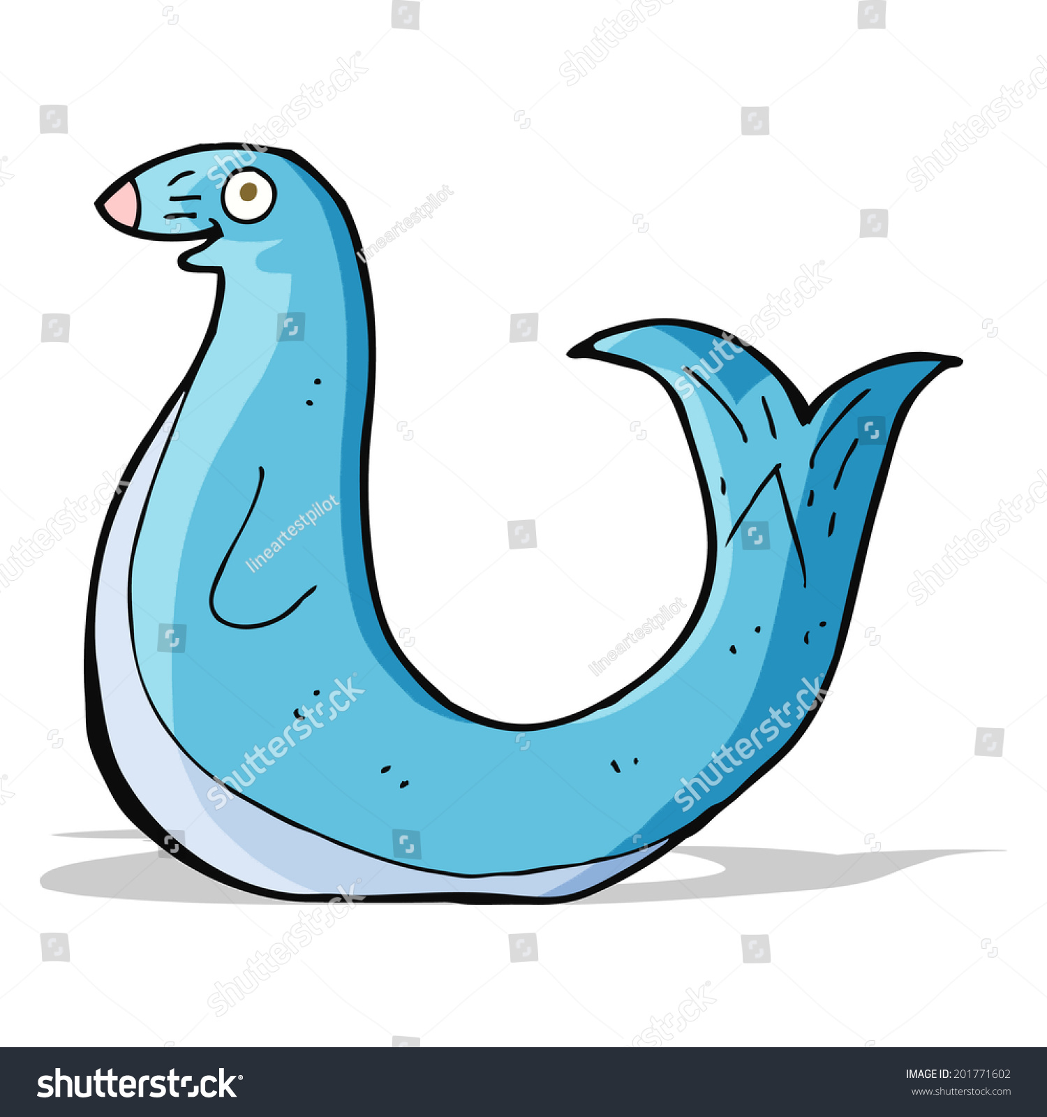 Cartoon Happy Seal Stock Vector (Royalty Free) 201771602 | Shutterstock