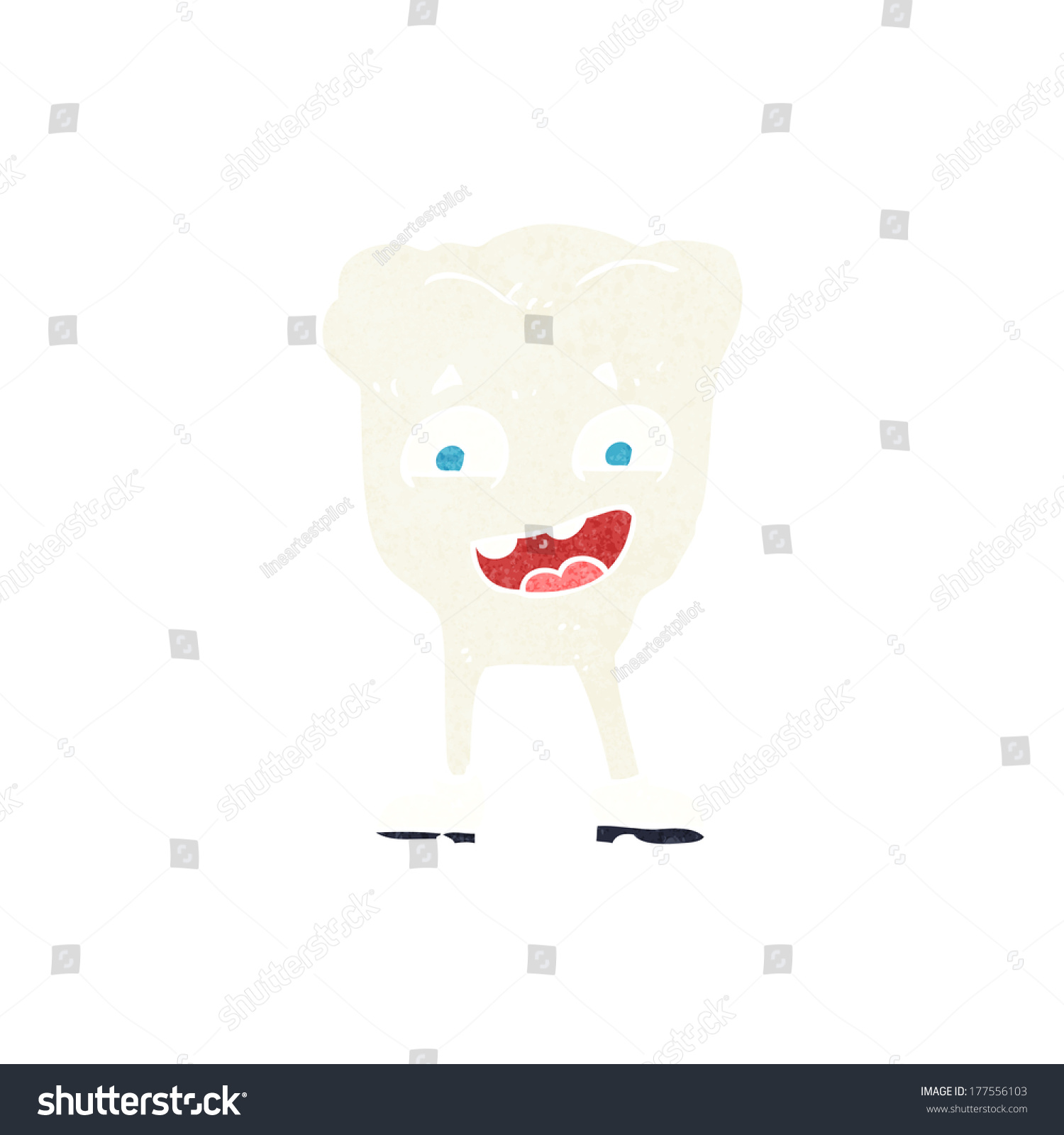 Cartoon Happy Tooth Stock Vector (Royalty Free) 177556103 | Shutterstock