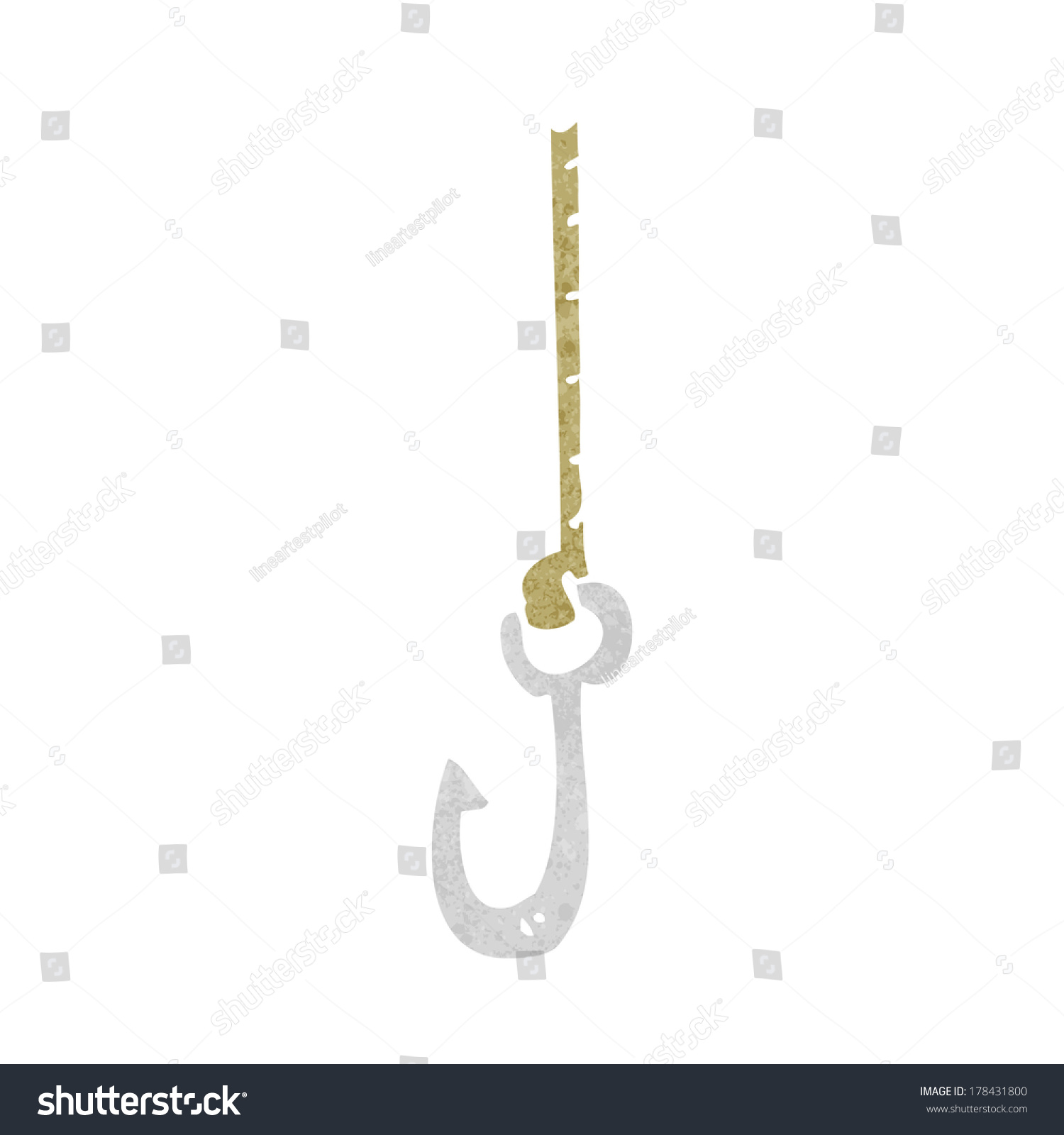 gancho de dibujos animados: vector de stock (libre de regalías ...