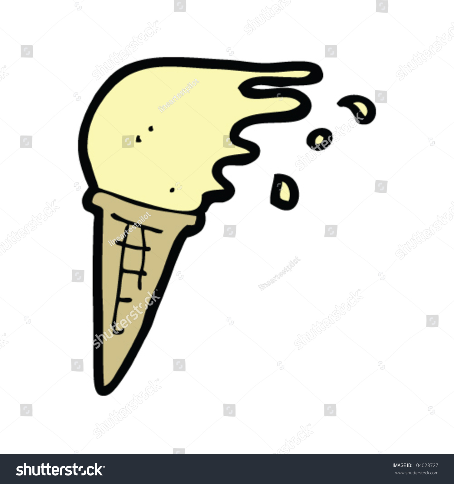 Cartoon Ice Cream Stock Vector (Royalty Free) 104023727