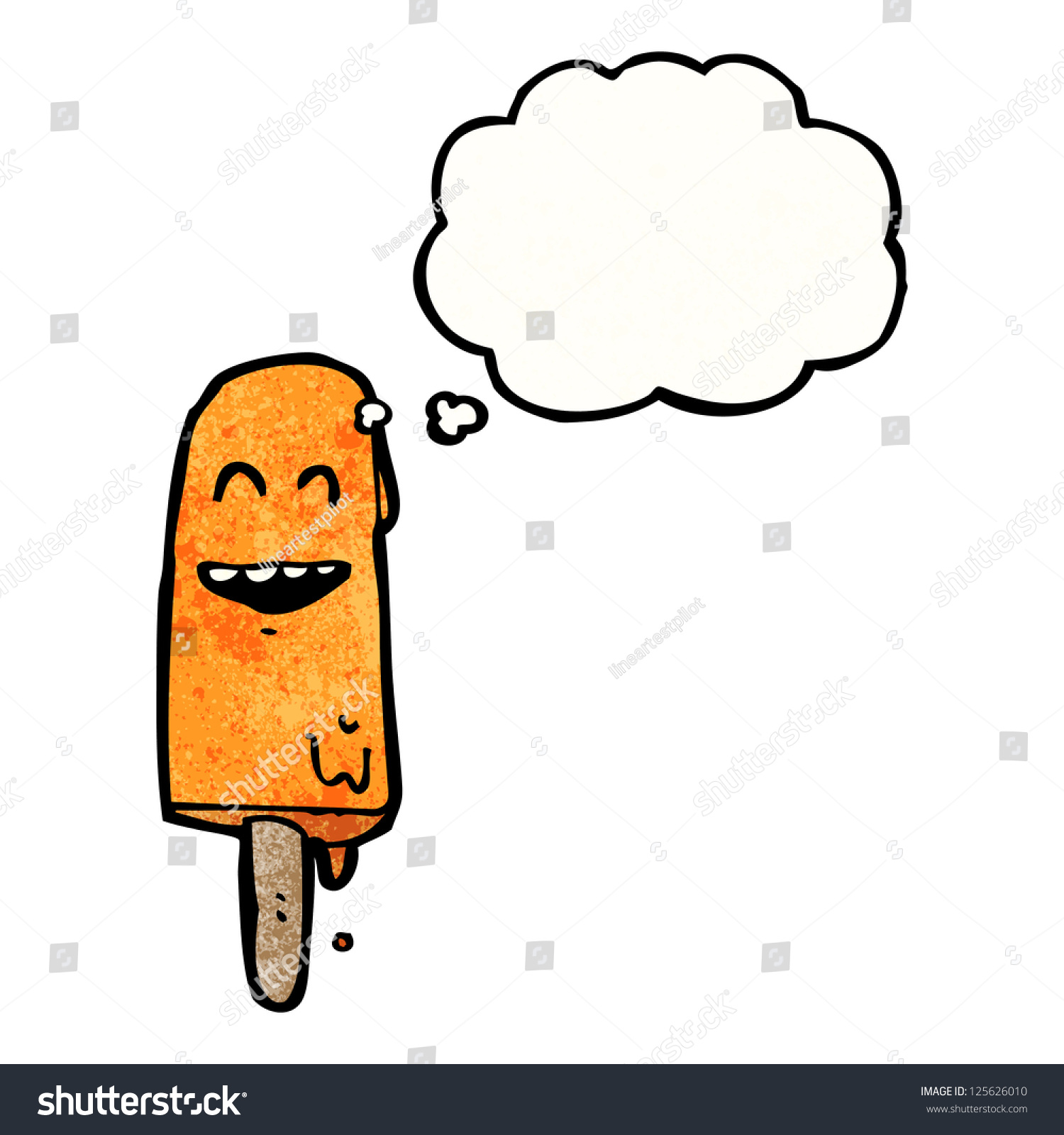 Cartoon Ice Lolly Stock Vector (Royalty Free) 125626010 | Shutterstock