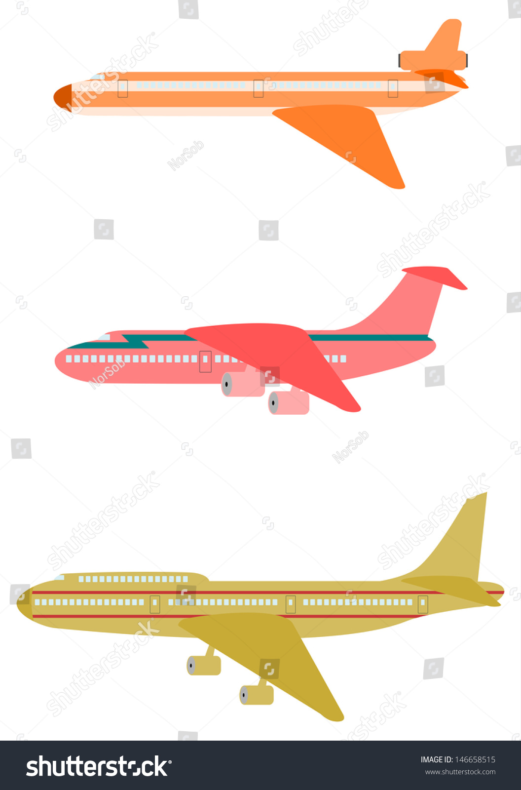 Cartoon Jet Set Stock Vector (Royalty Free) 146658515