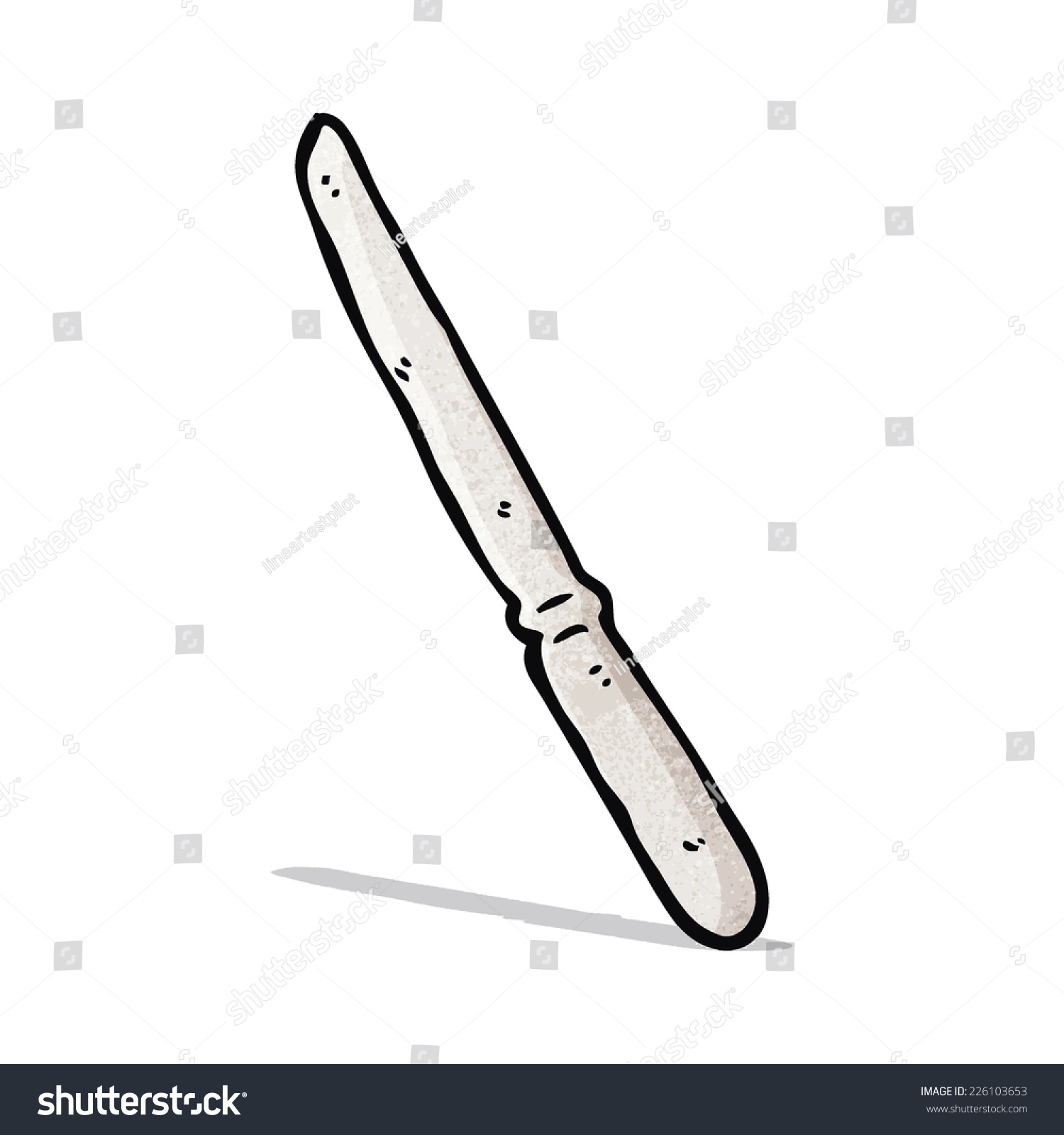 Cartoon Kitchen Knife Stock Vector (Royalty Free) 226103653 | Shutterstock