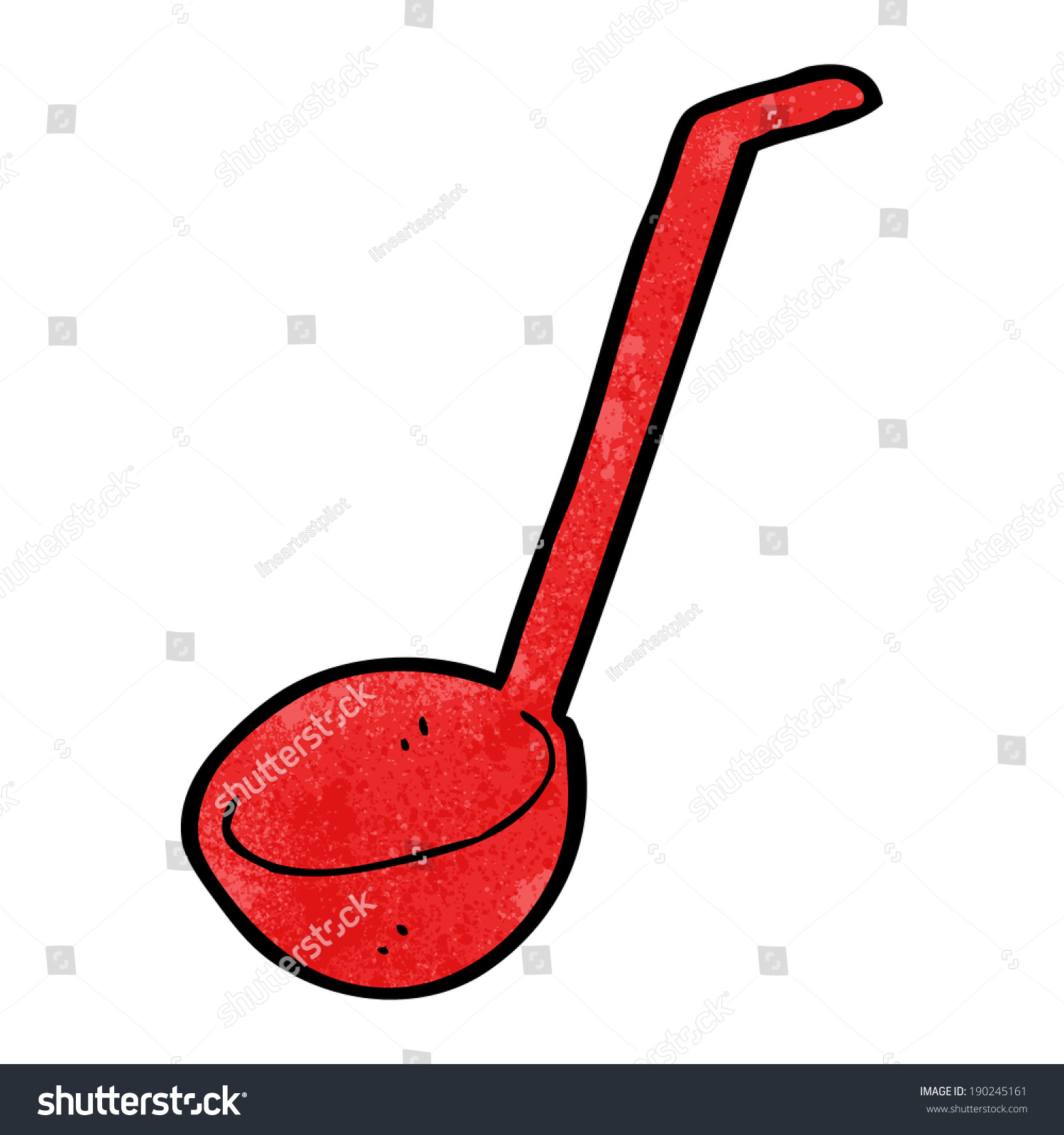 Cartoon Ladle Stock Vector (Royalty Free) 190245161