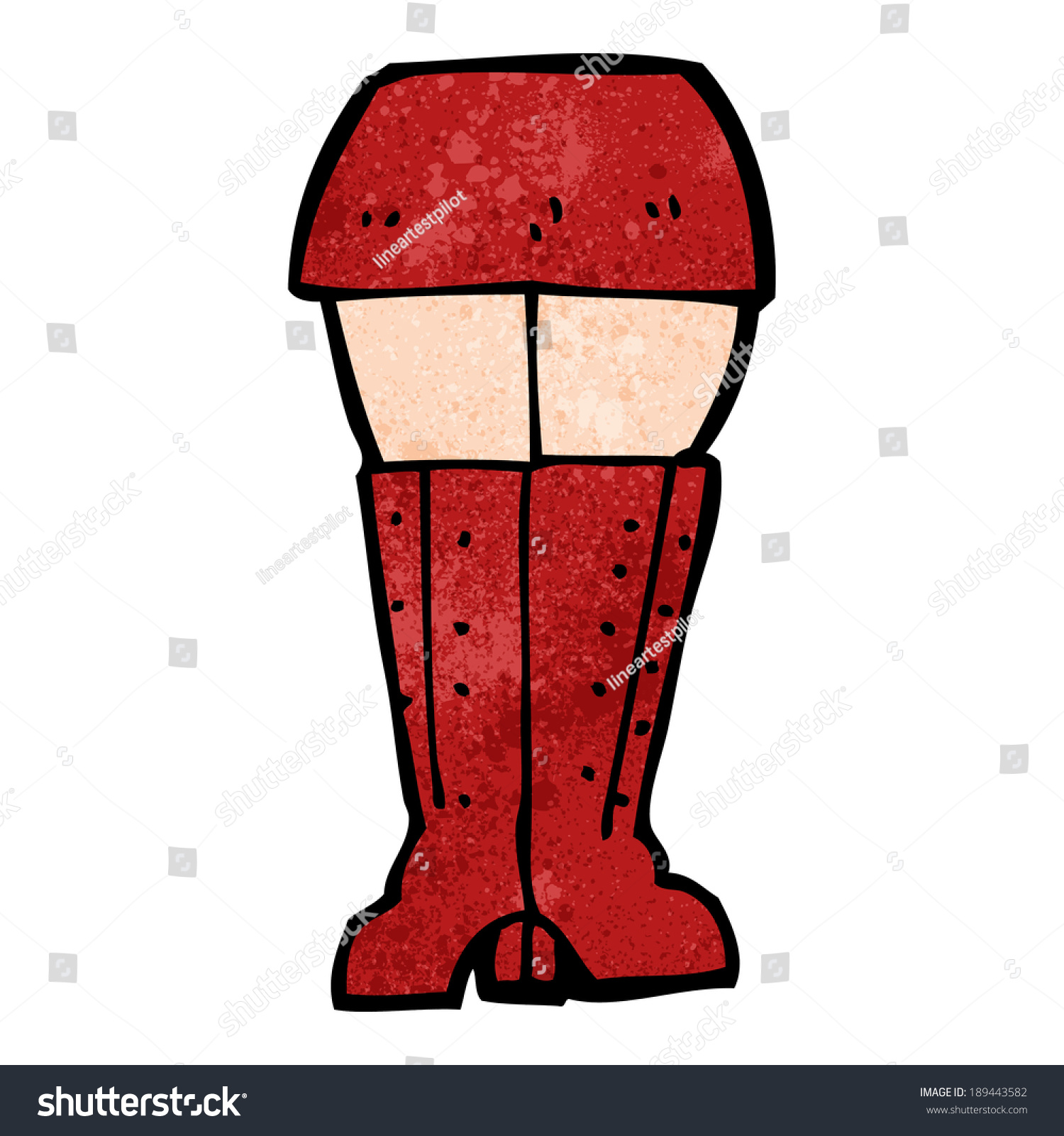 Cartoon Legs Stock Vector (Royalty Free) 189443582