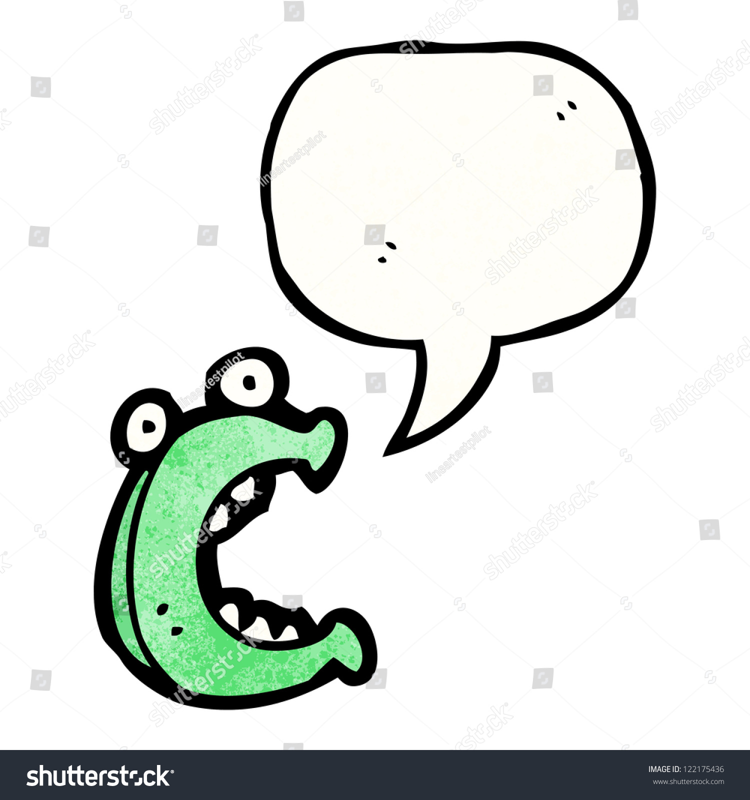 Vektor Stok Cartoon Letter C (Tanpa Royalti) 122175436 | Shutterstock
