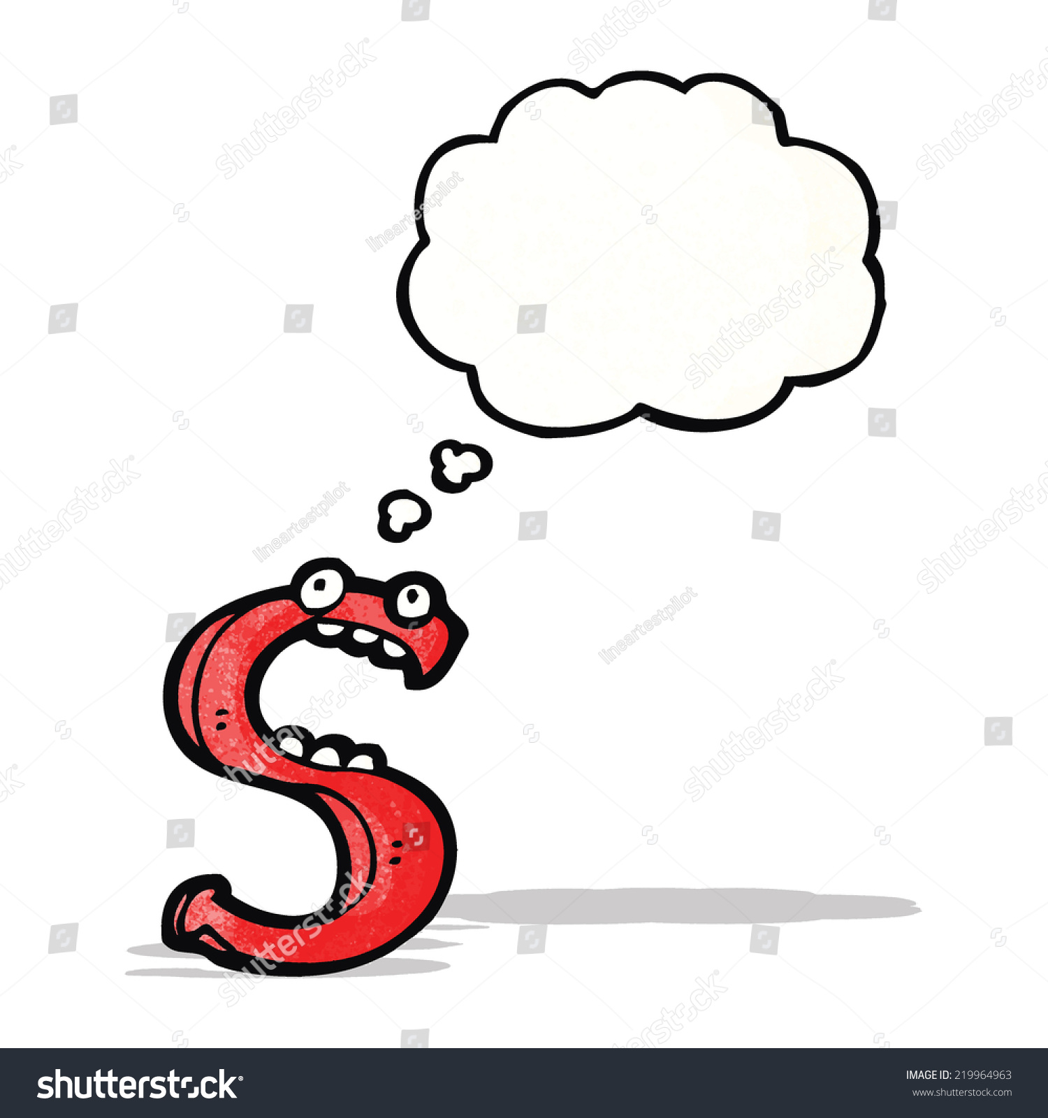 Cartoon Letter S Stock Vector (Royalty Free) 219964963
