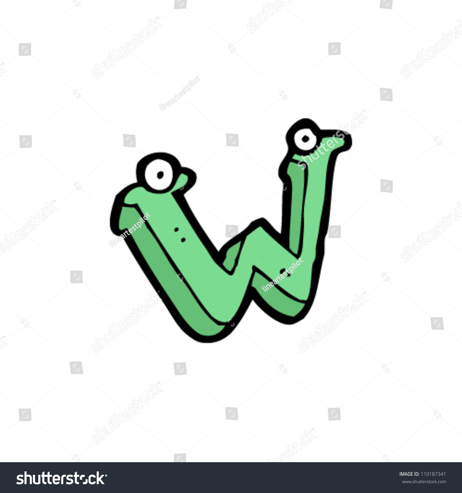 Cartoon Letter W: เวกเตอร์สต็อก (ปลอดค่าลิขสิทธิ์) 110187341 | Shutterstock