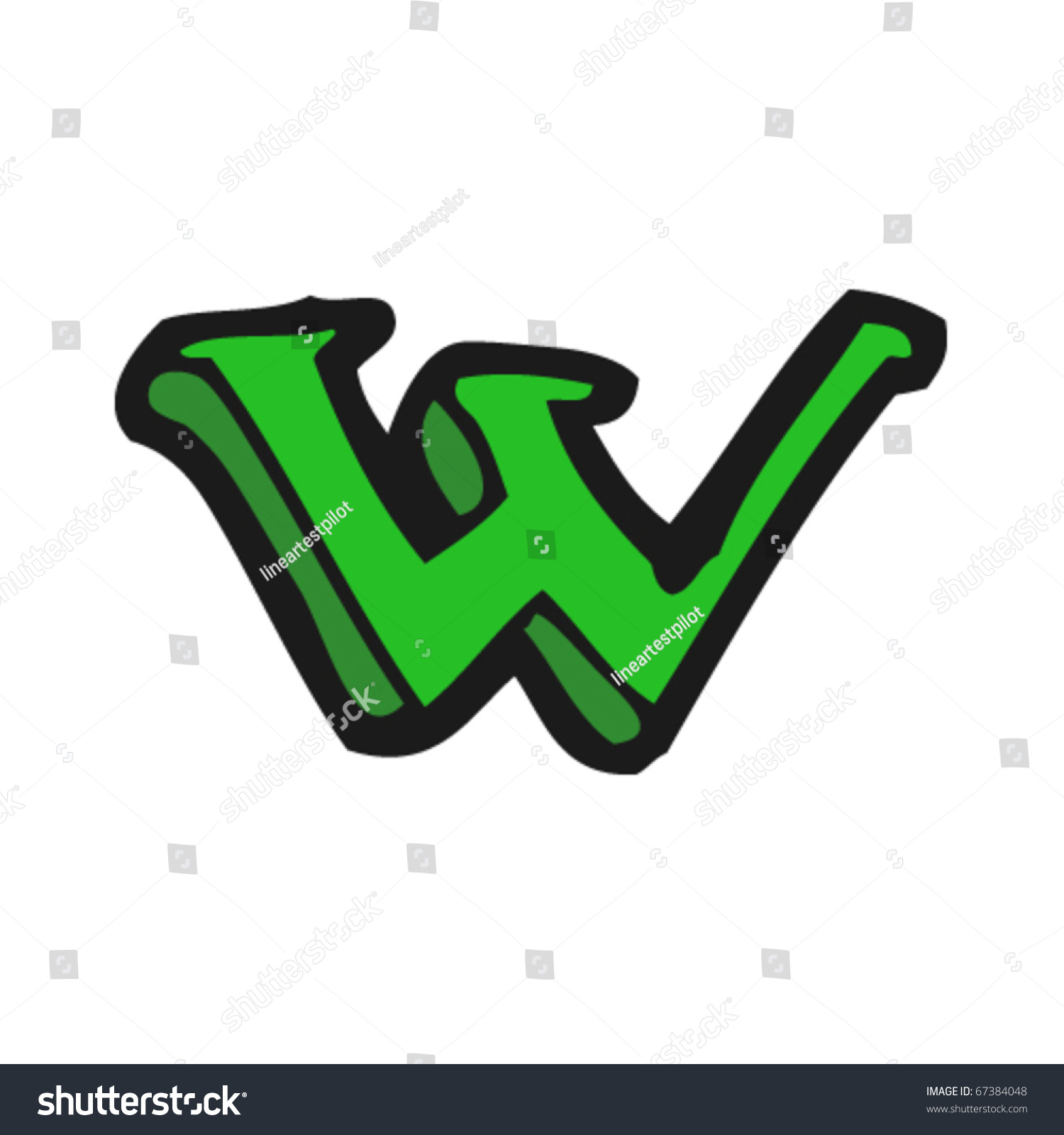 W Cartoon