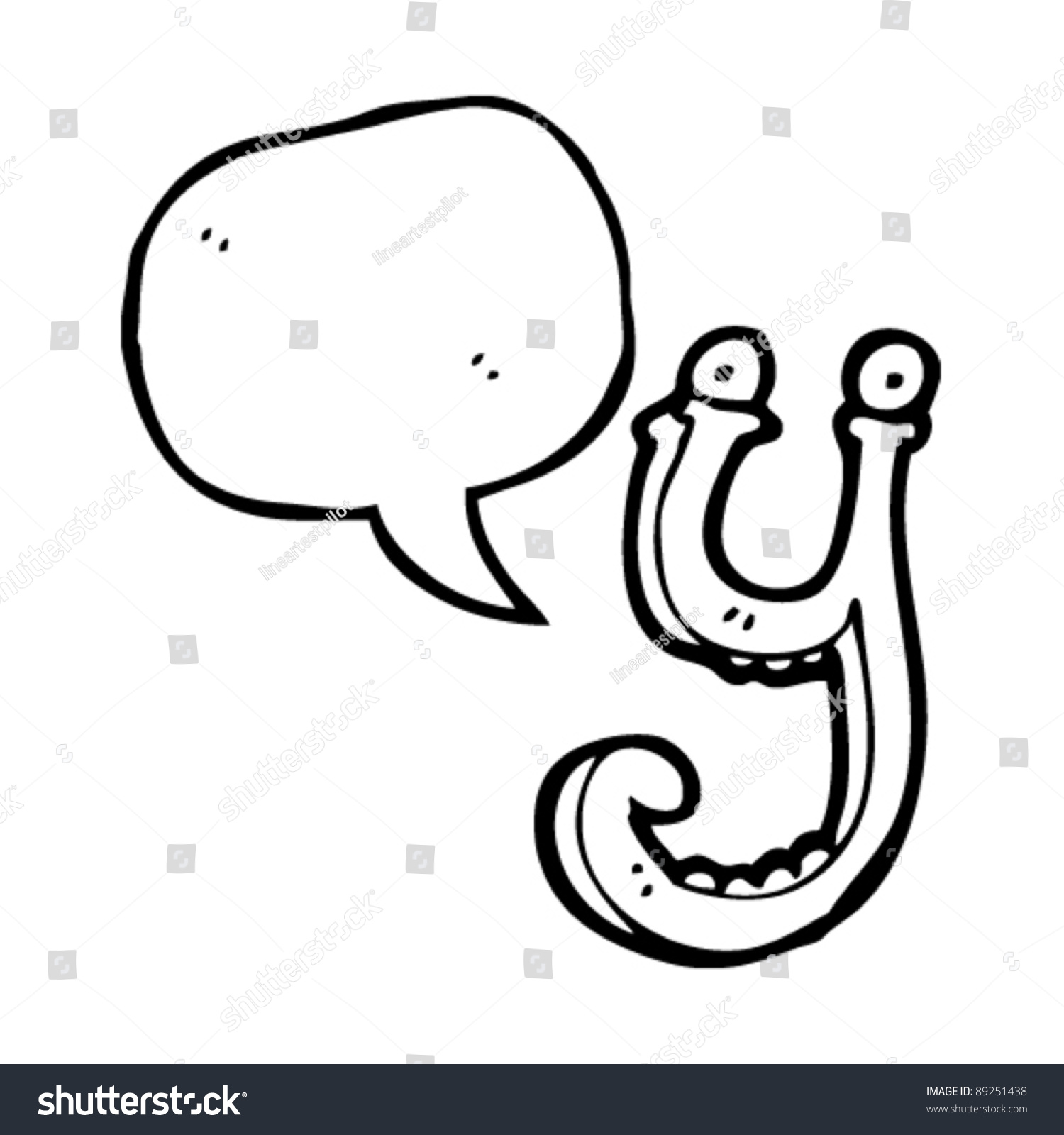 Cartoon Letter Y Stock Vector (Royalty Free) 89251438 | Shutterstock