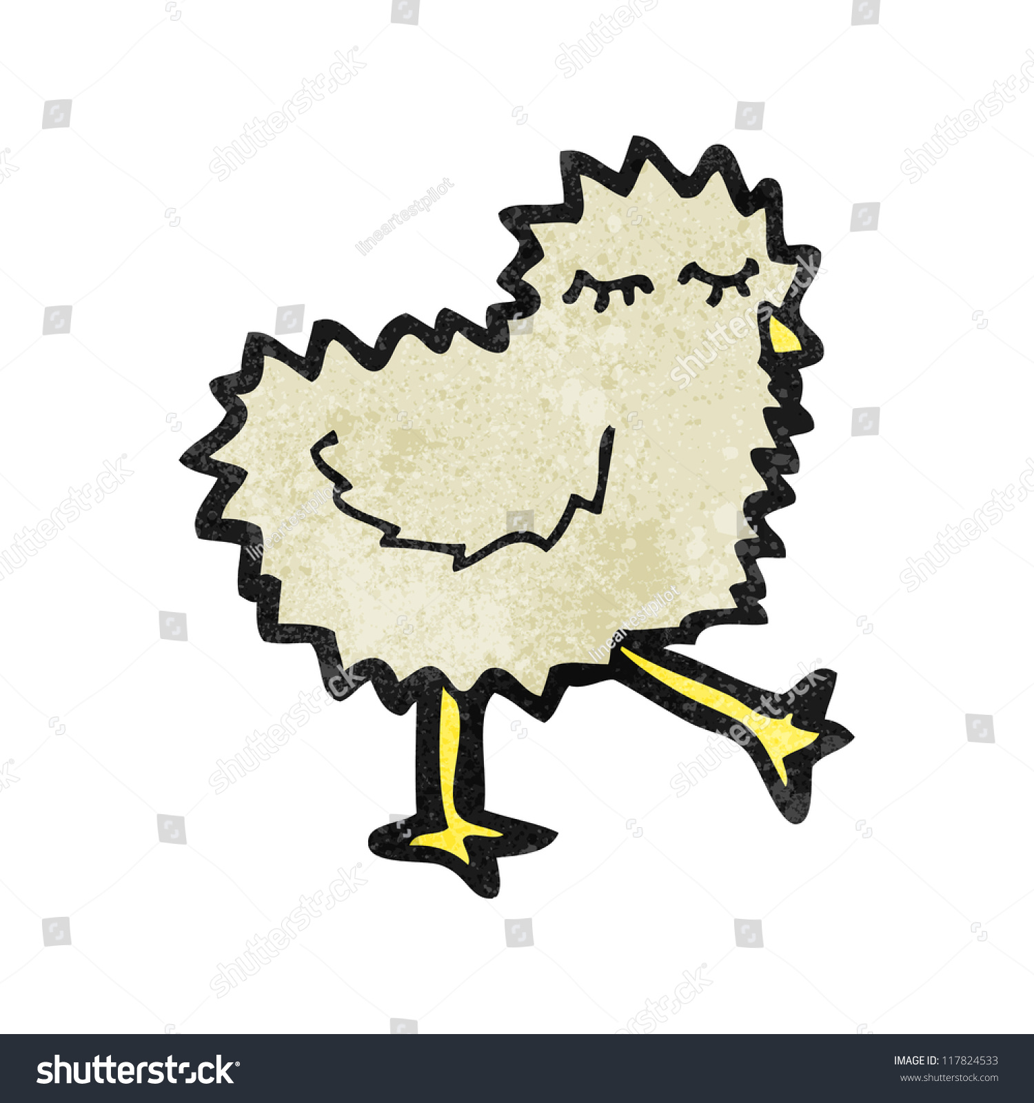 Cartoon Little Chick Stock Vector (Royalty Free) 117824533 | Shutterstock