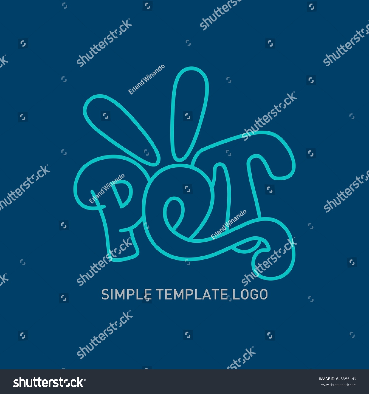 Cartoon Logo Concept Stock Vector (Royalty Free) 648356149 | Shutterstock