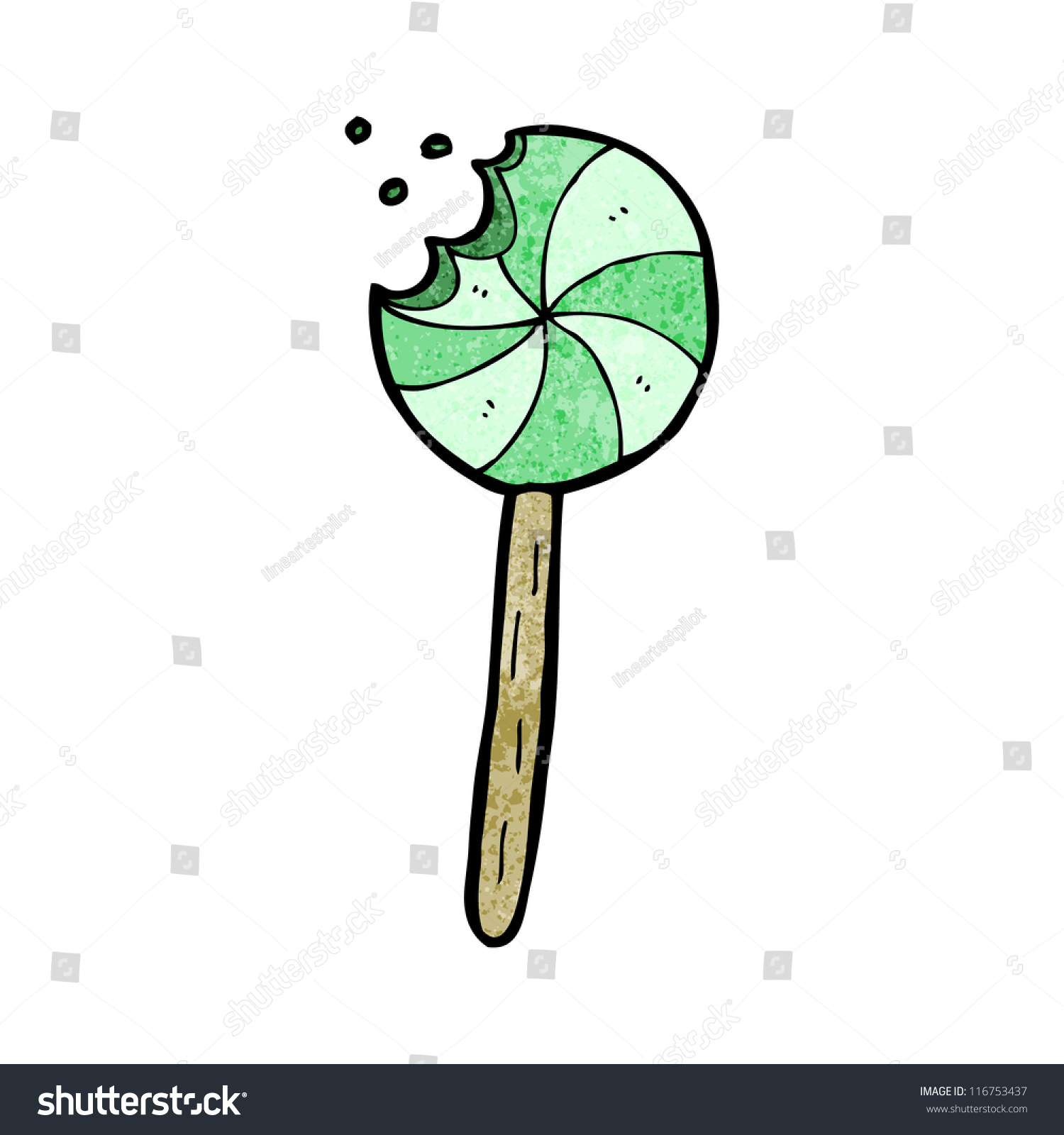 Cartoon Lollipop Stock Vector (Royalty Free) 116753437 | Shutterstock