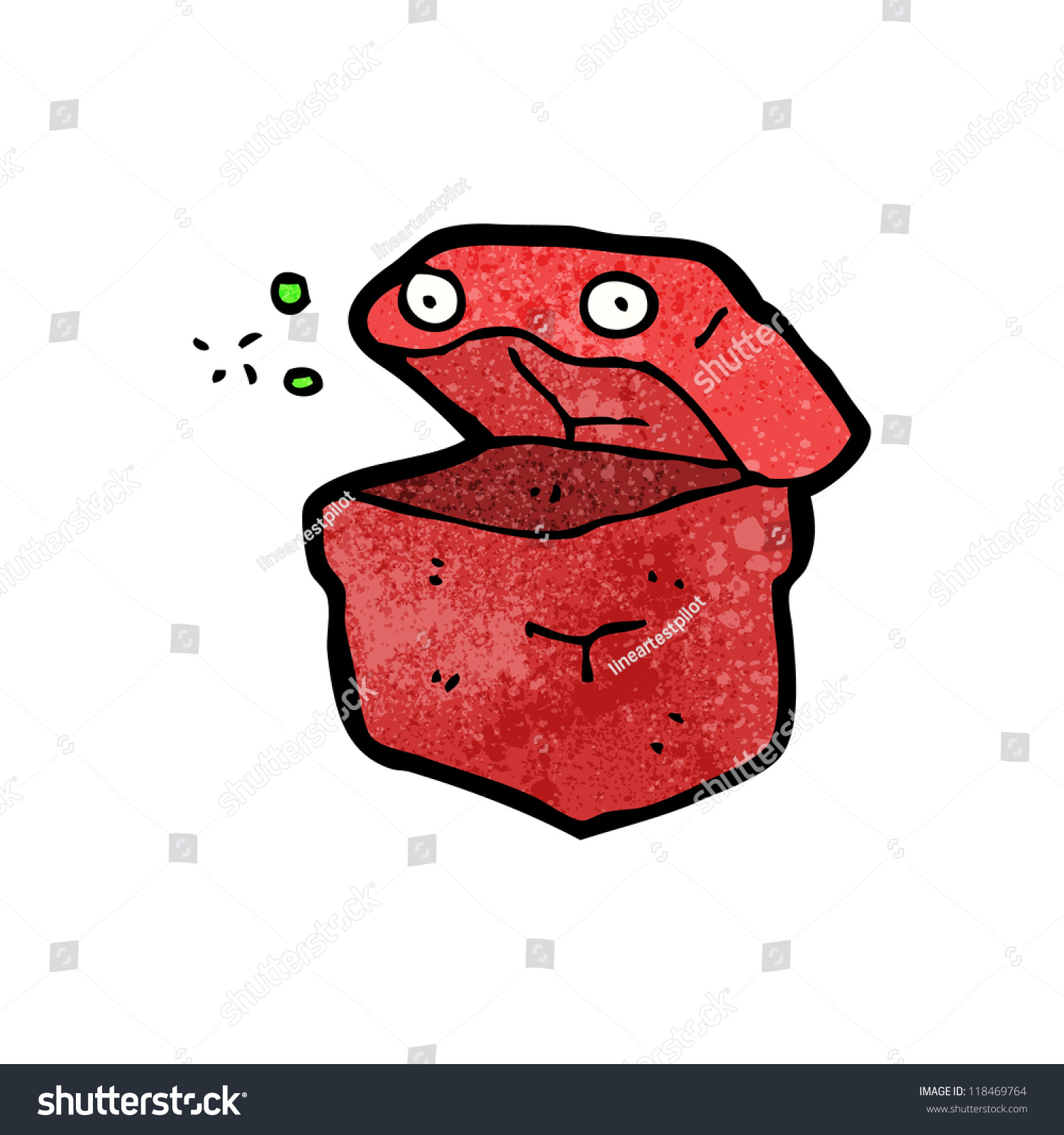 Cartoon Lunch Box Stock Vector (Royalty Free) 118469764 | Shutterstock