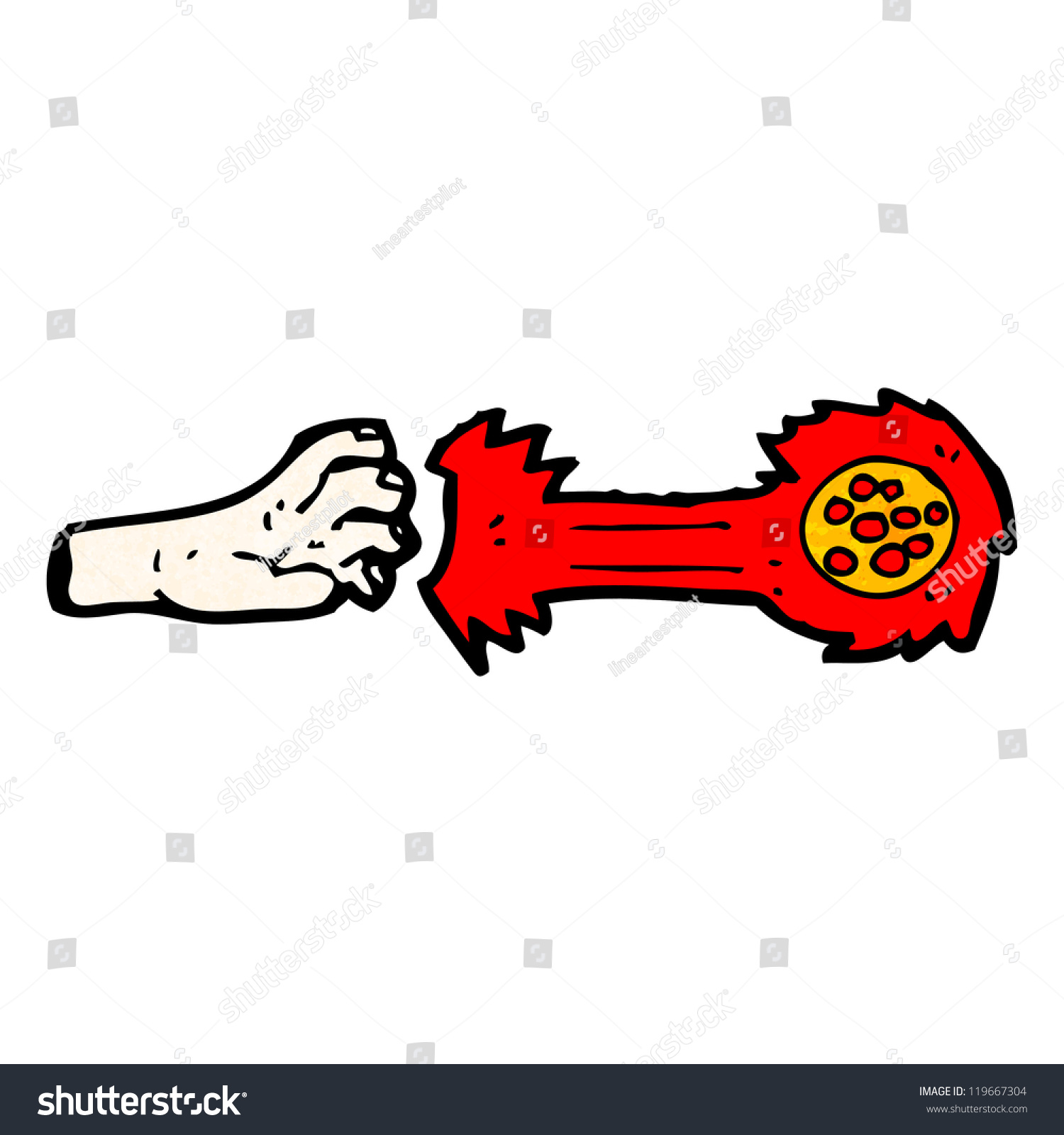 Cartoon Magic Fireball Stock Vector (Royalty Free) 119667304
