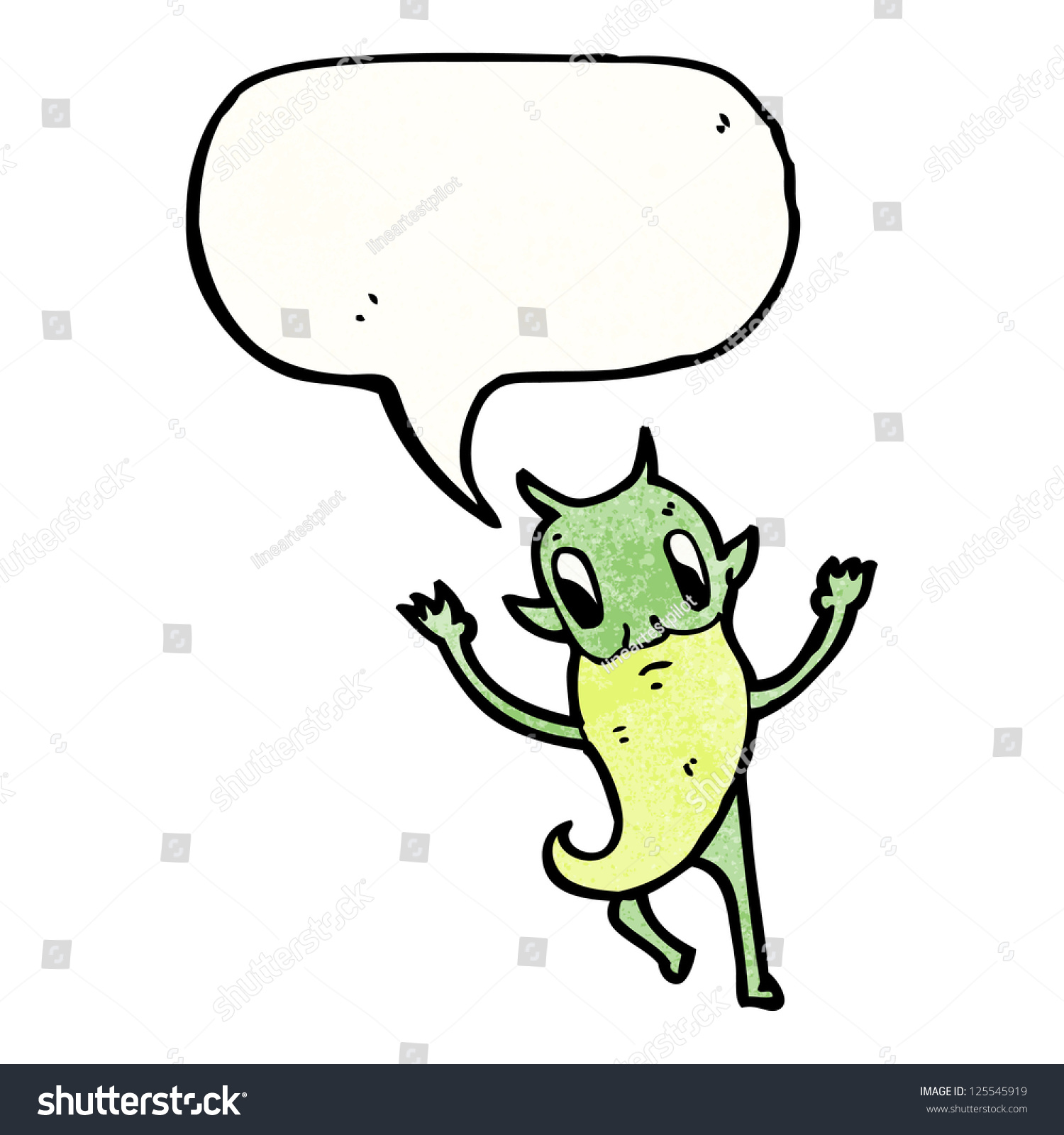 Cartoon Magical Creature Stock Vector (Royalty Free) 125545919 ...