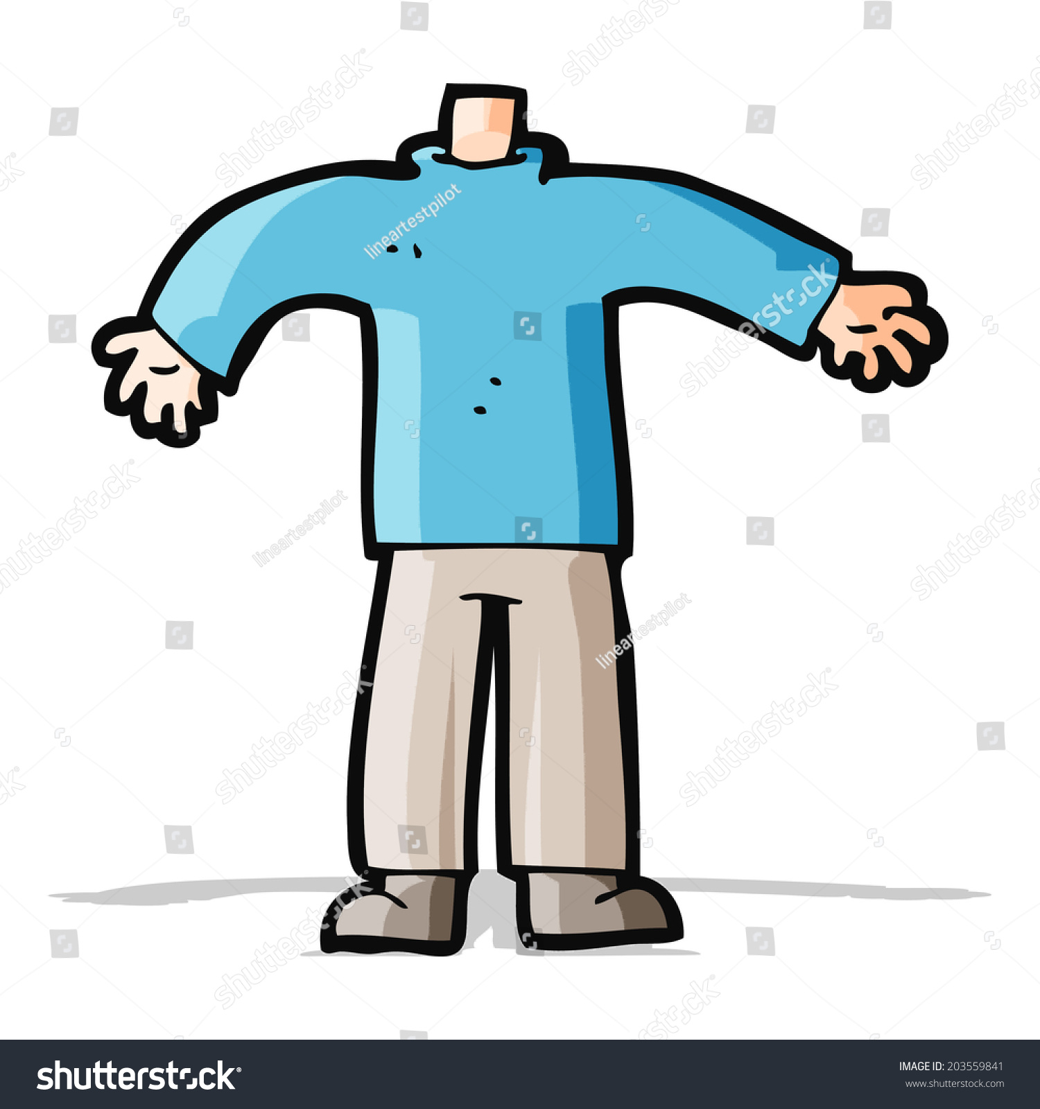 Cartoon Male Body Mix Match Cartoons เวกเตอร์สต็อก ปลอดค่าลิขสิทธิ์