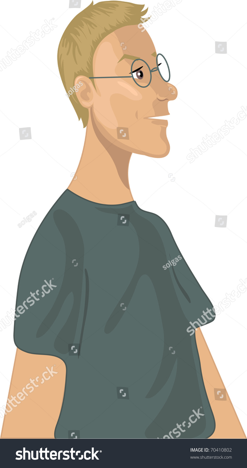 Cartoon Man Stock Vector (Royalty Free) 70410802