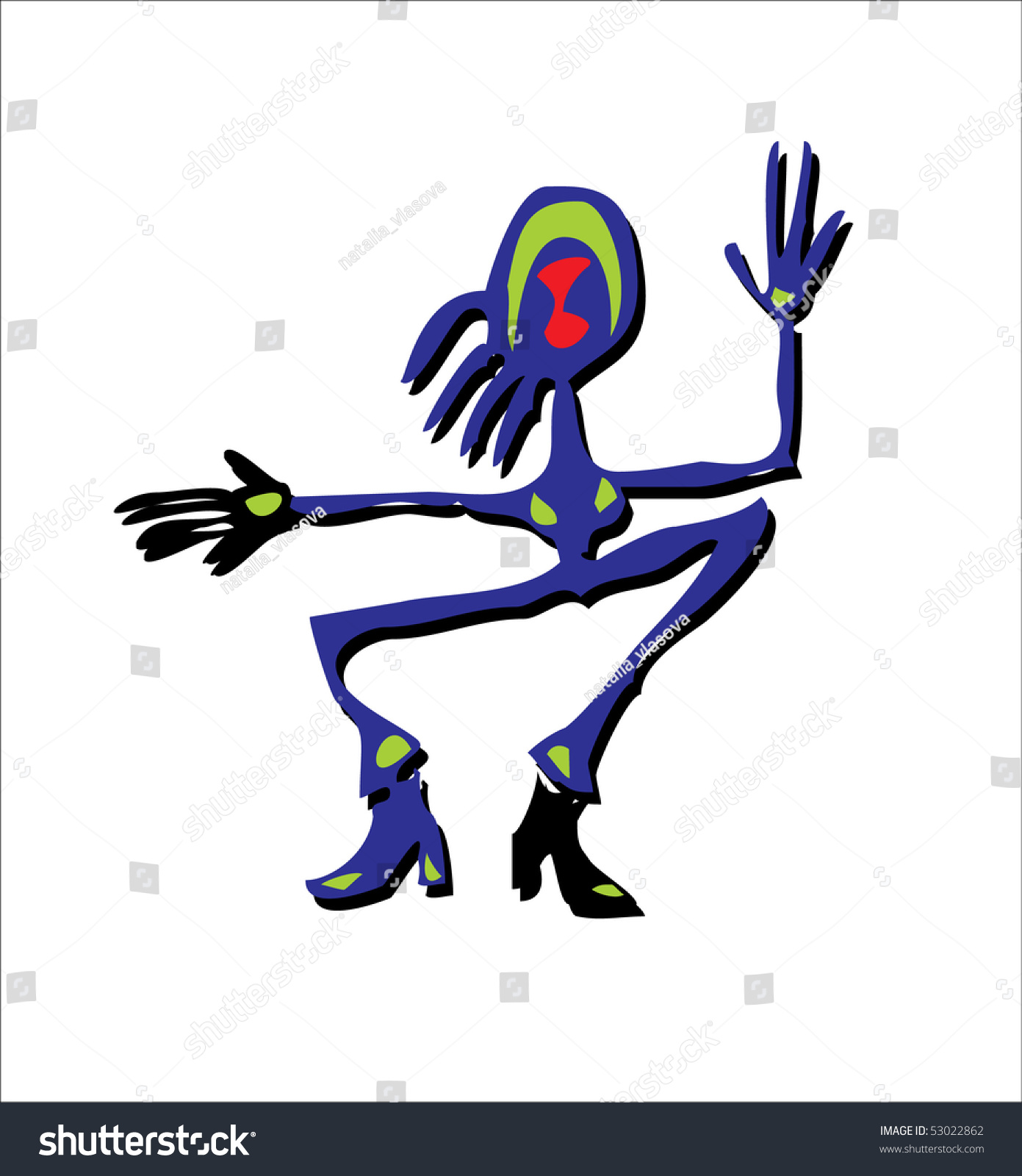 Cartoon Man Figure Vector Stock Vector (Royalty Free) 53022862 ...