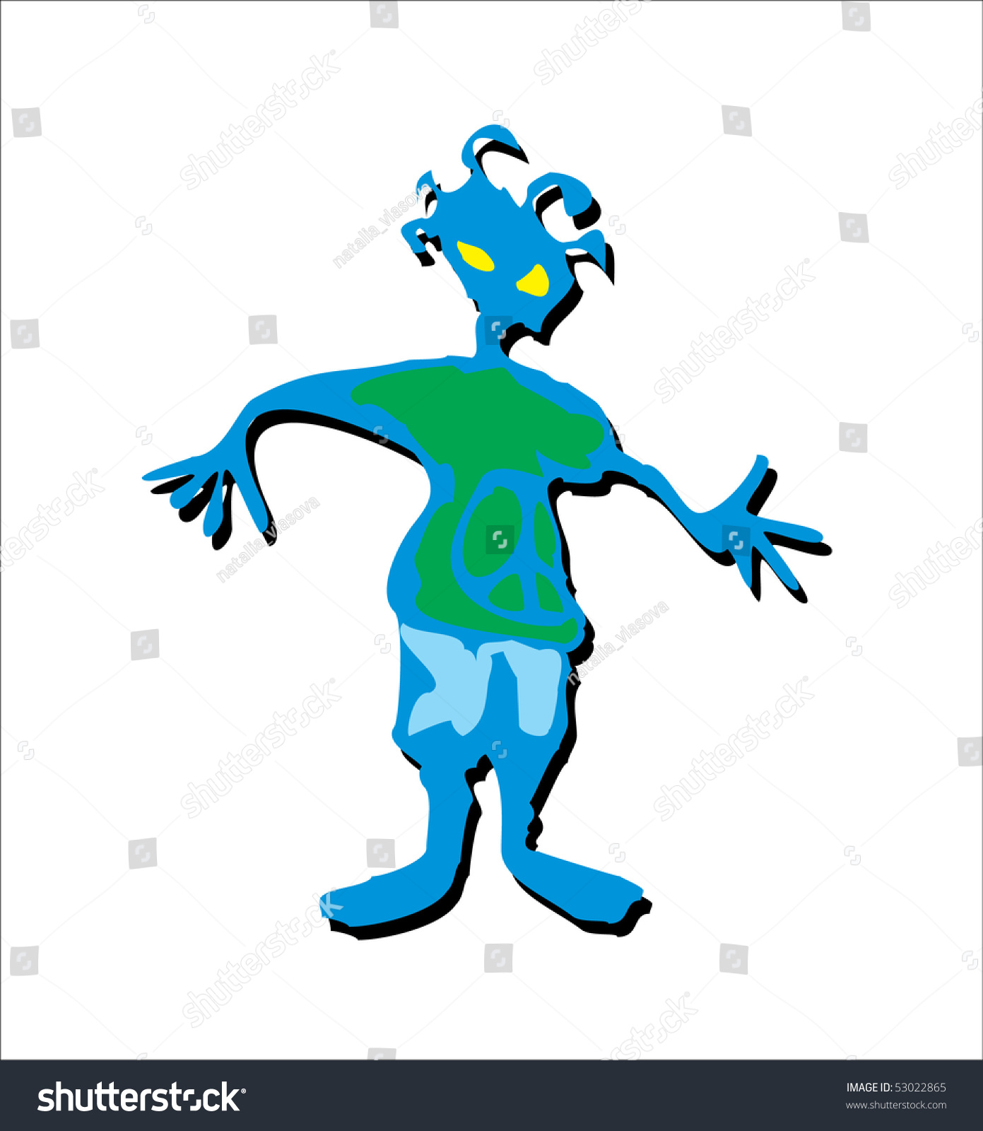 Cartoon Man Figure Vector Stock Vector (Royalty Free) 53022865