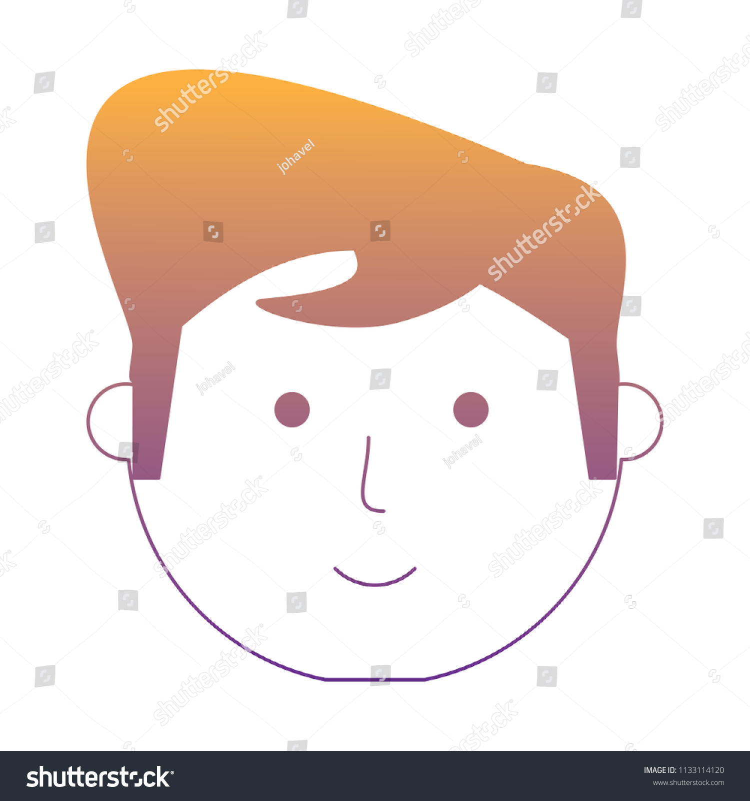 Cartoon Man Icon Stock Vector (Royalty Free) 1133114120 | Shutterstock