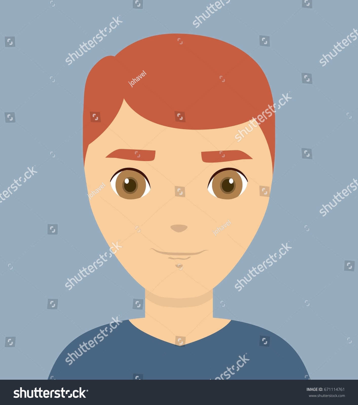 Cartoon Man Icon Stock Vector (Royalty Free) 671114761 | Shutterstock