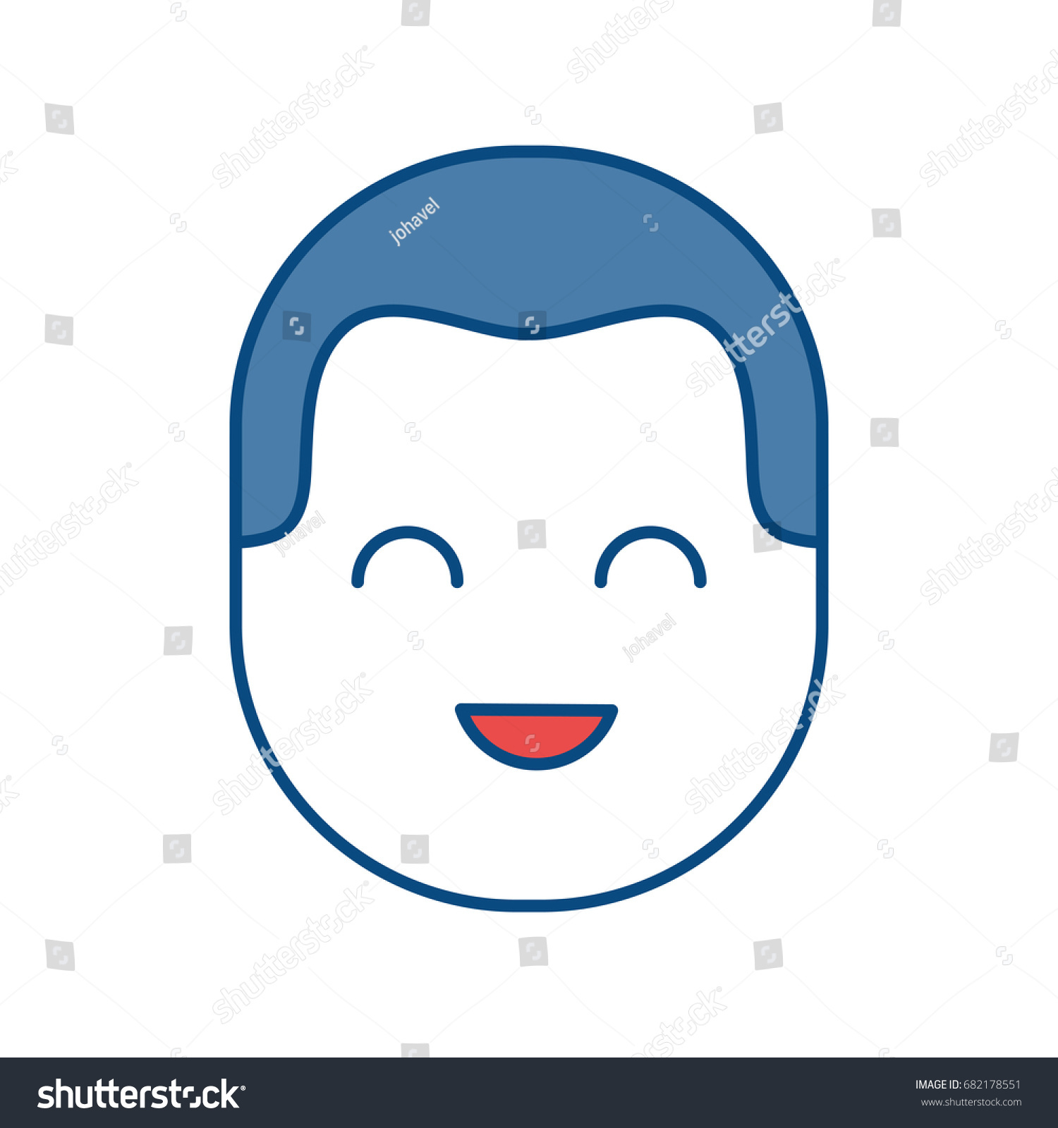 Cartoon Man Icon Stock Vector (Royalty Free) 682178551 | Shutterstock