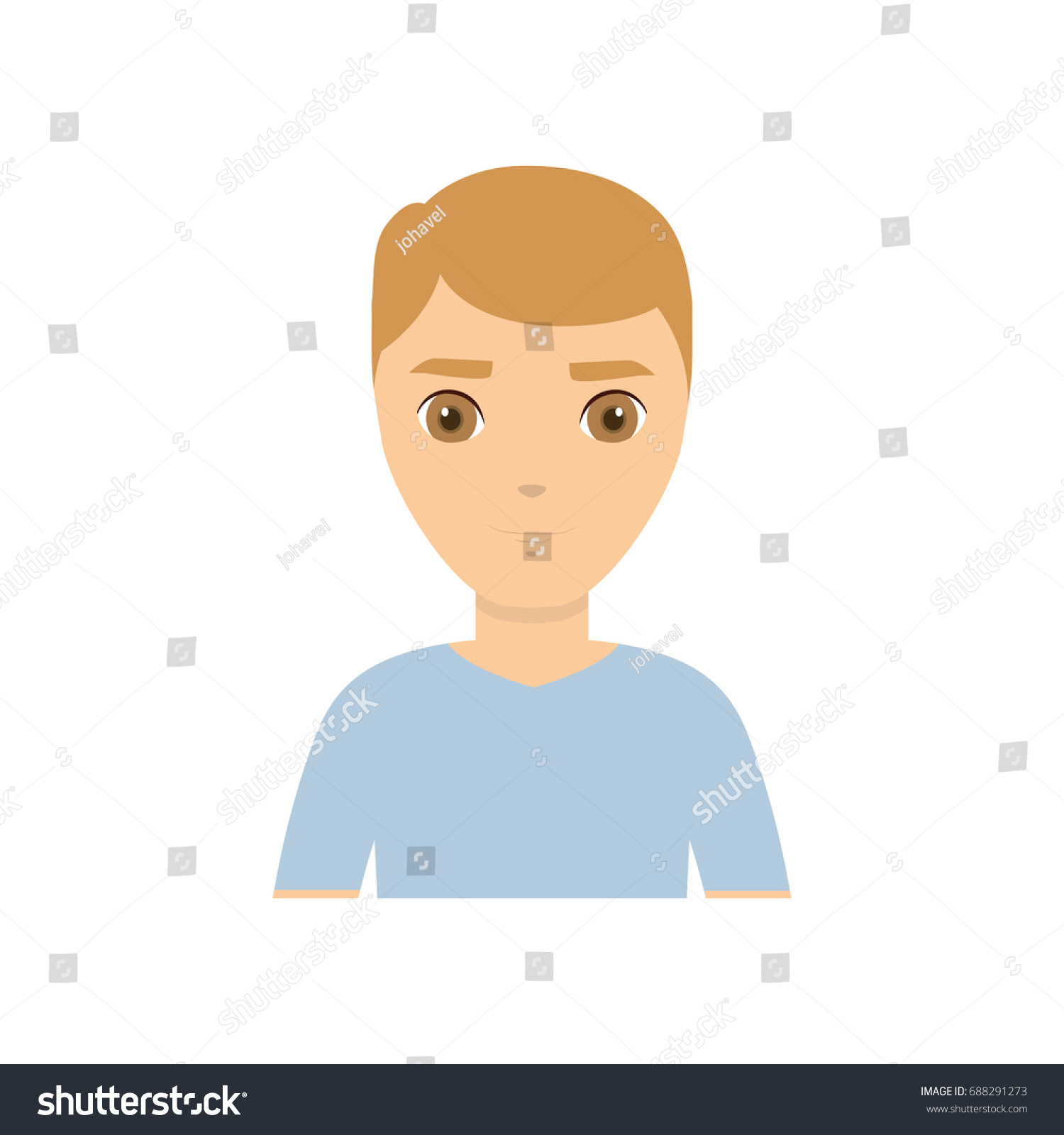 Cartoon Man Icon Stock Vector (Royalty Free) 688291273 | Shutterstock